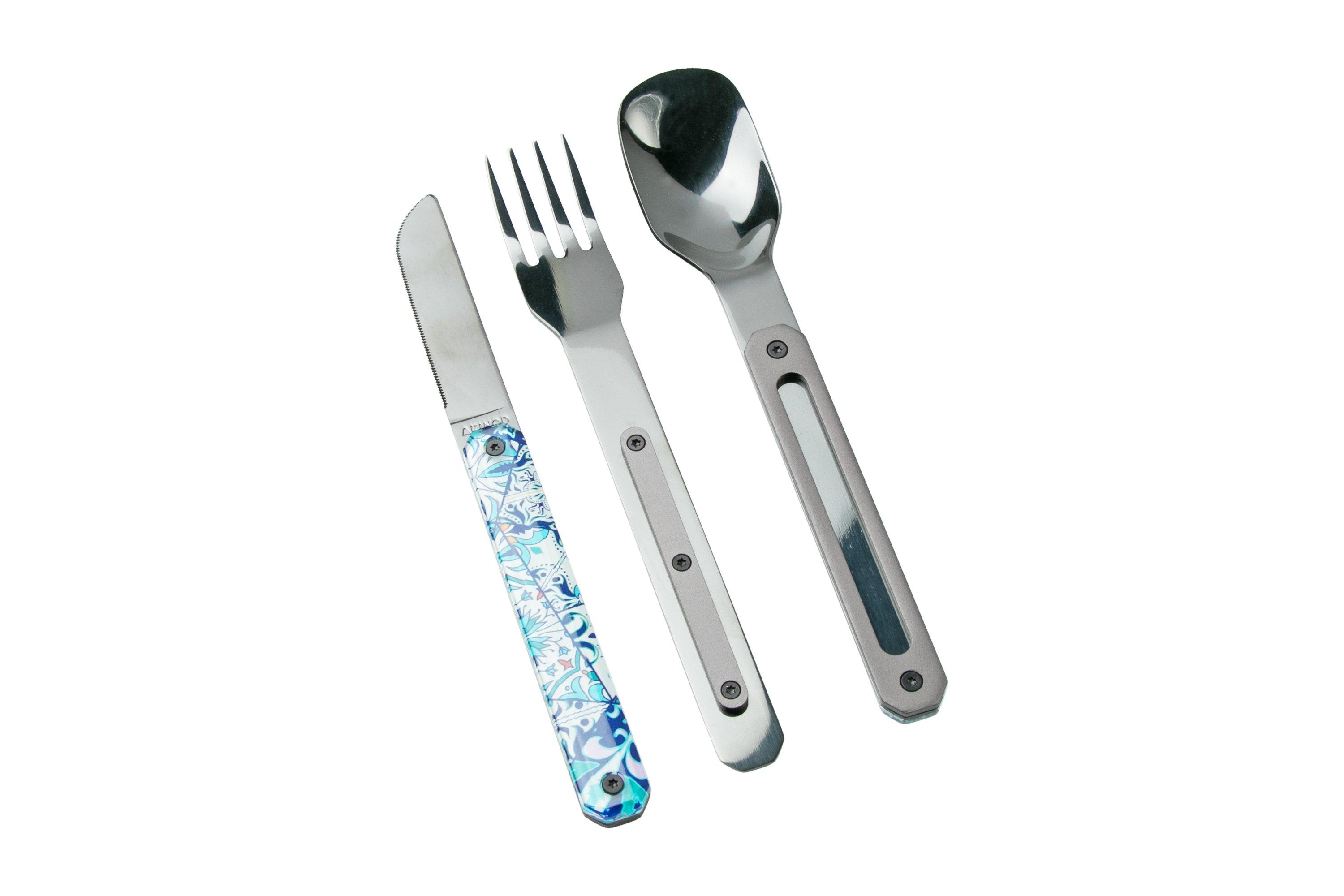 Akinod Straight Magnetic 12H34 Azulejos, outdoor cutlery ...