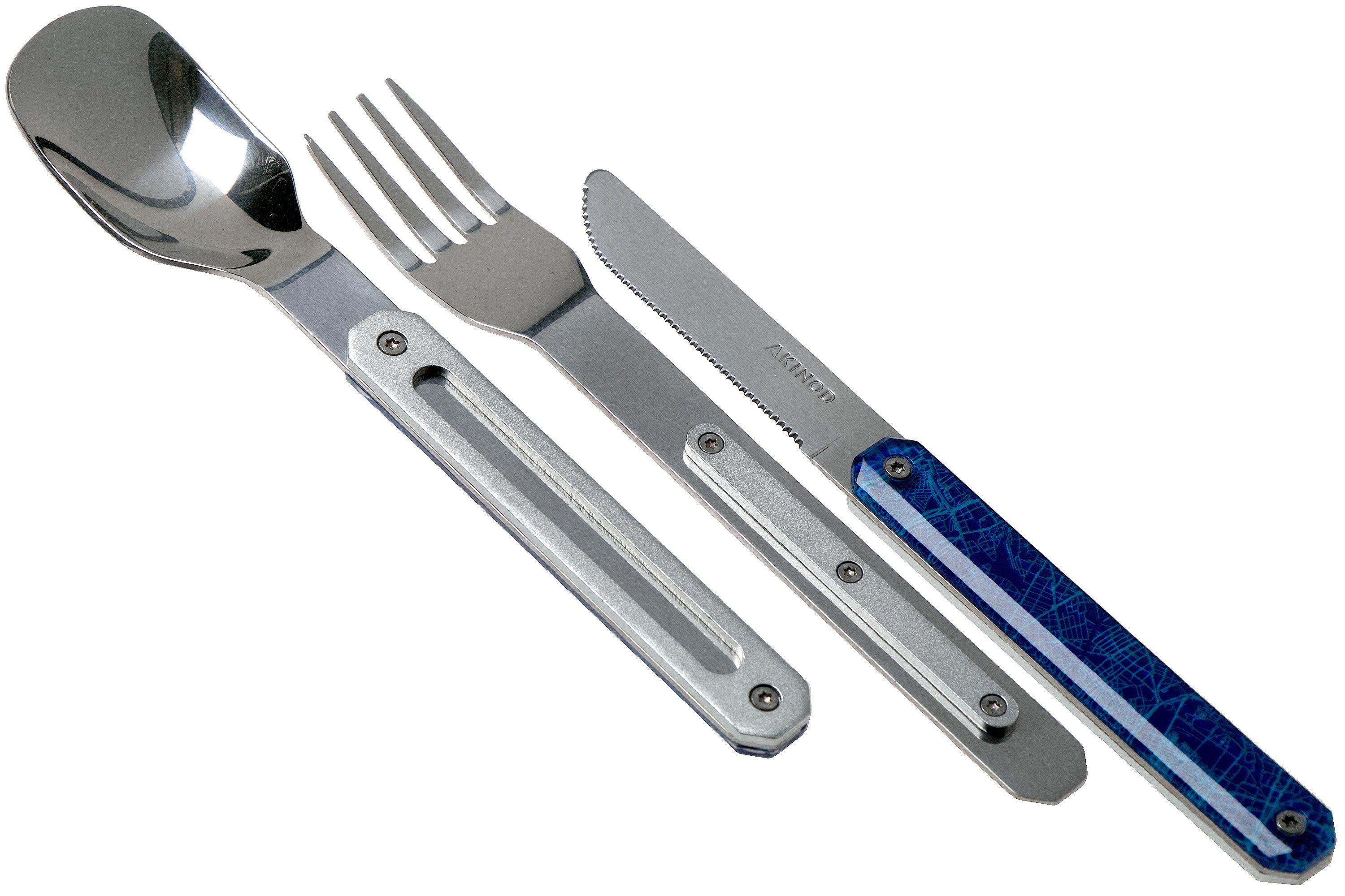 Akinod Straight Magnetic 12H34 Downtown Blue, outdoor cutlery ...