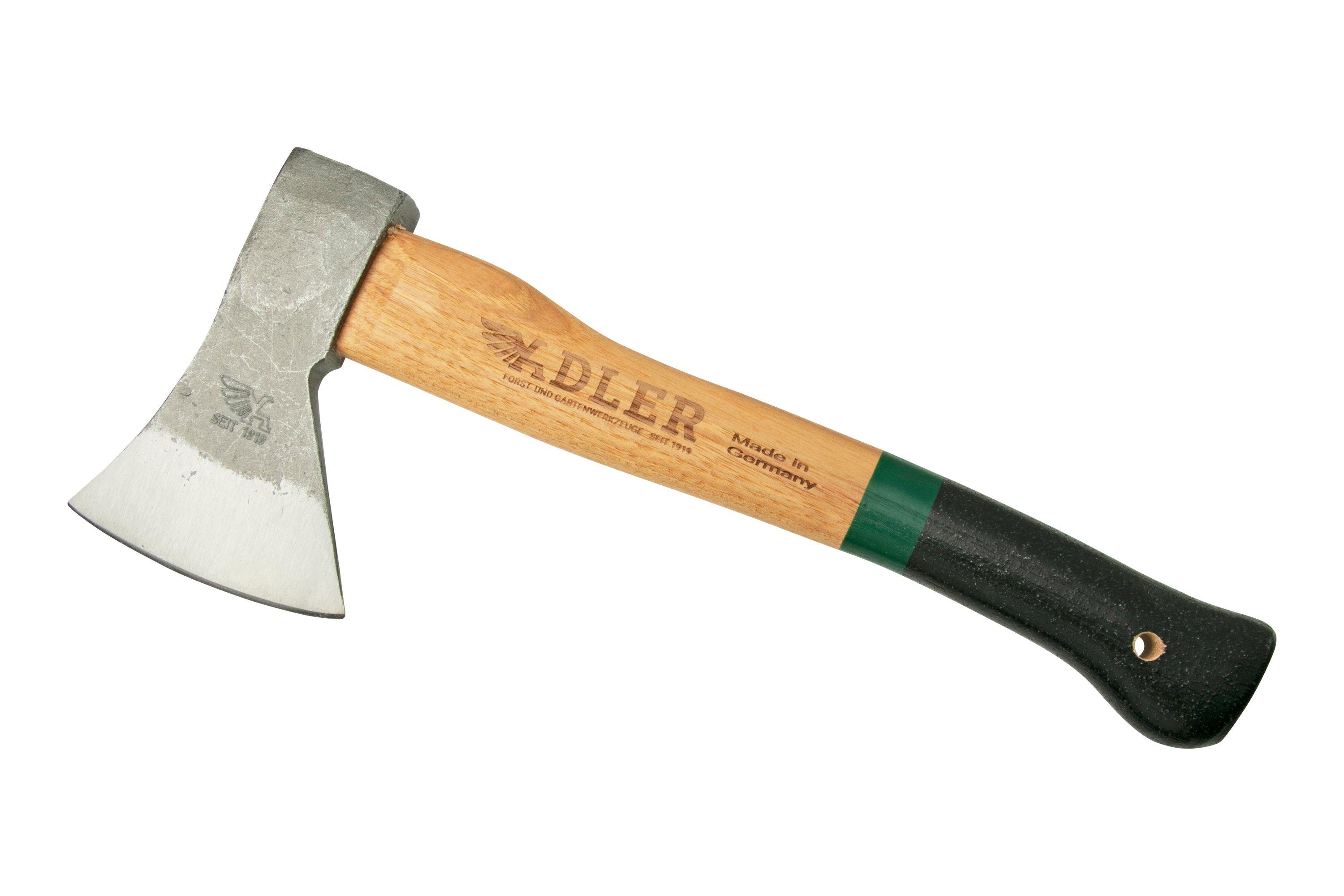 Adler Rheinland Hatchet, green-black, hand axe | Advantageously ...