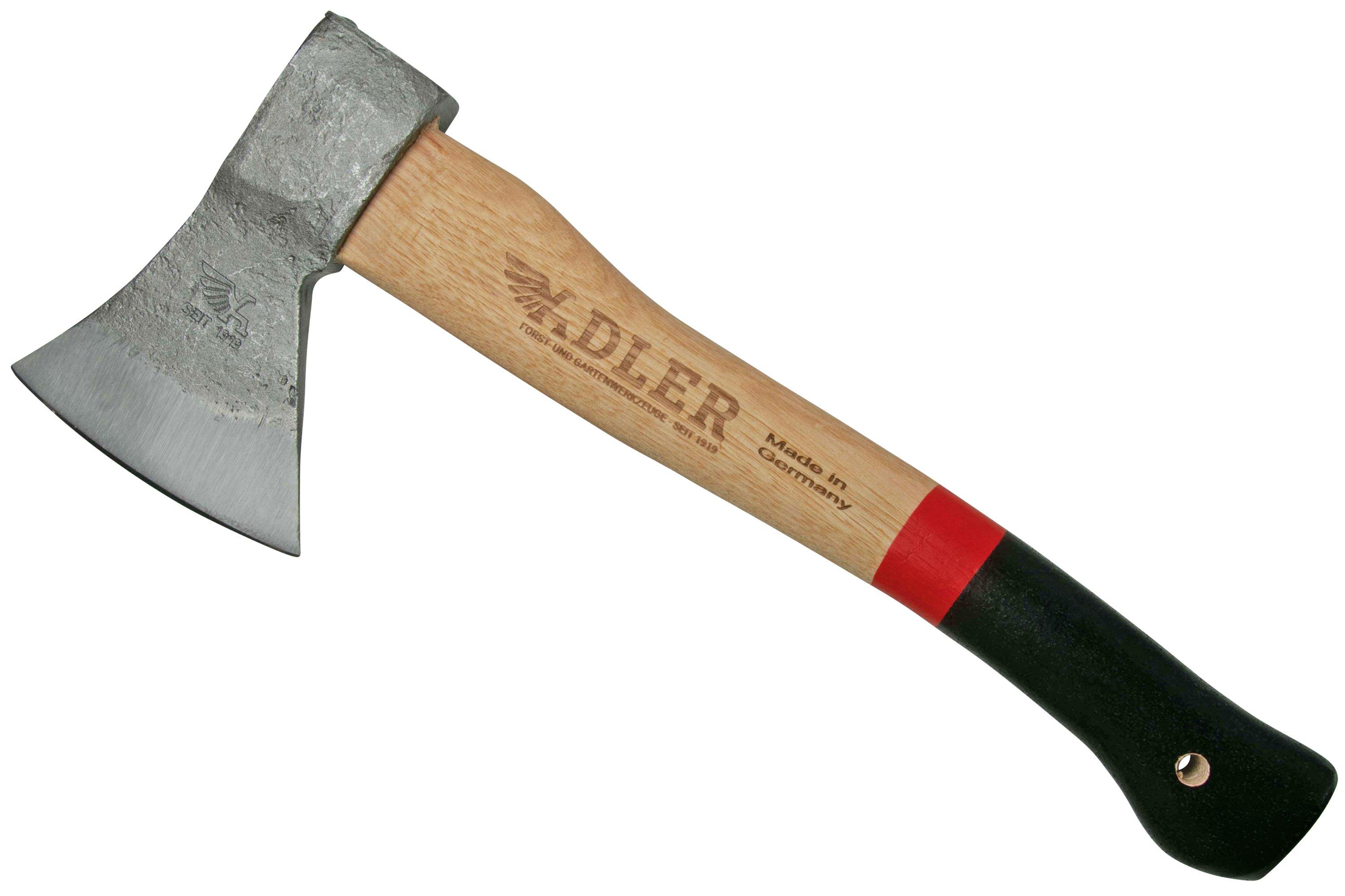 Adler Rheinland Hatchet red black hand axe Advantageously shopping at Knivesandtools