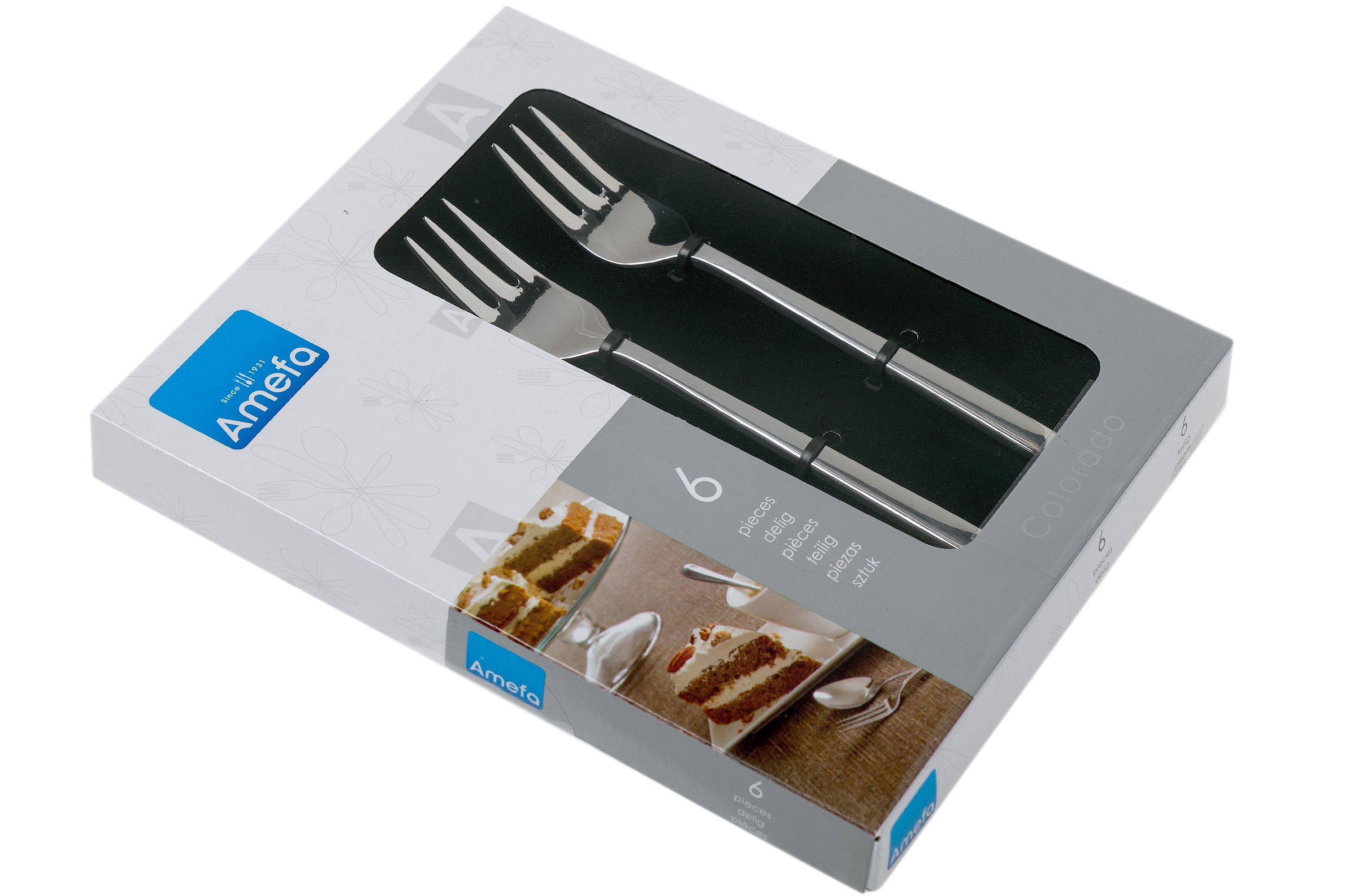 Amefa Colorado 1026 six pastry forks | Advantageously shopping at ...