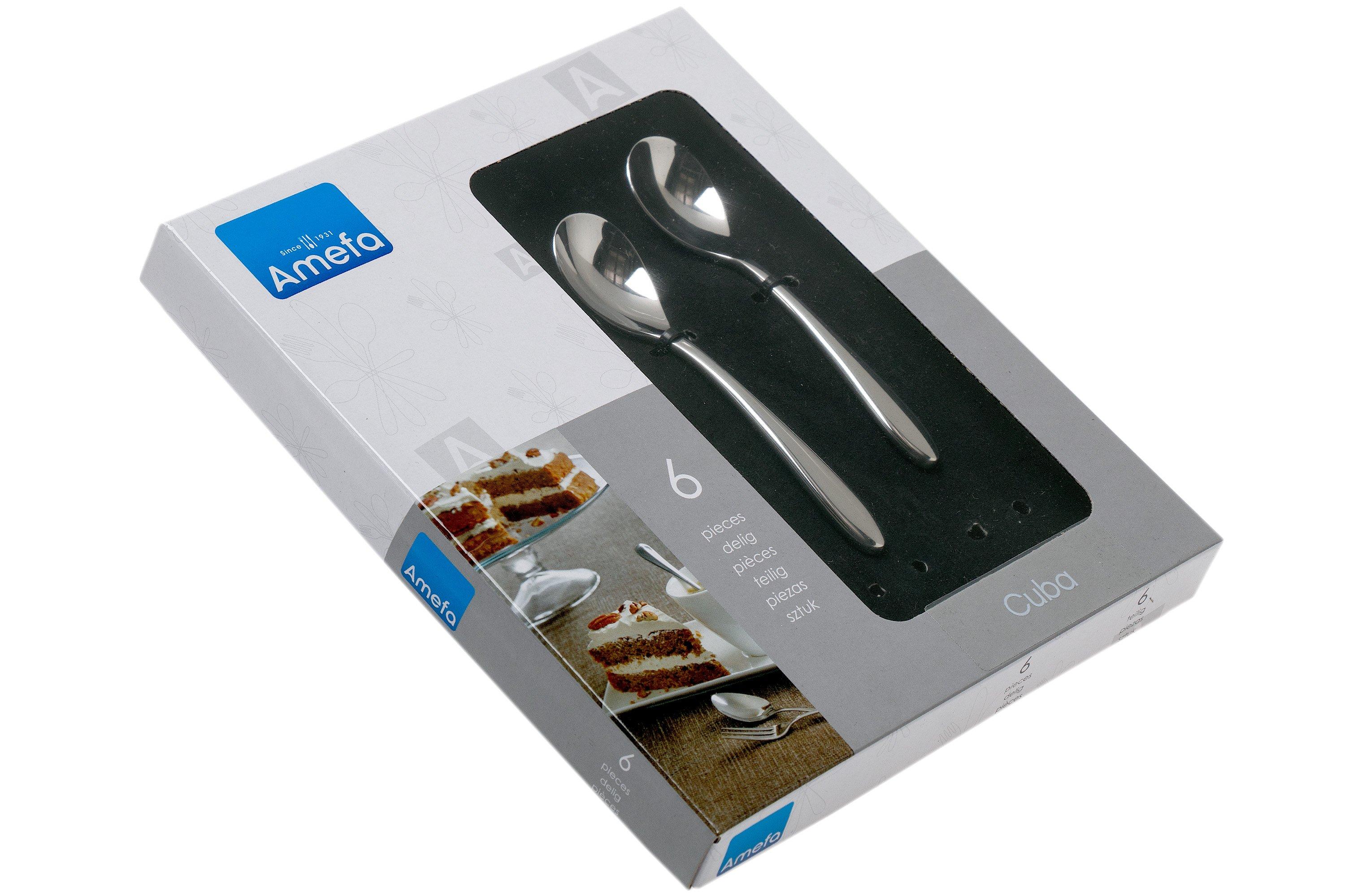 Amefa Cuba 1120 six coffee spoons | Advantageously shopping at ...