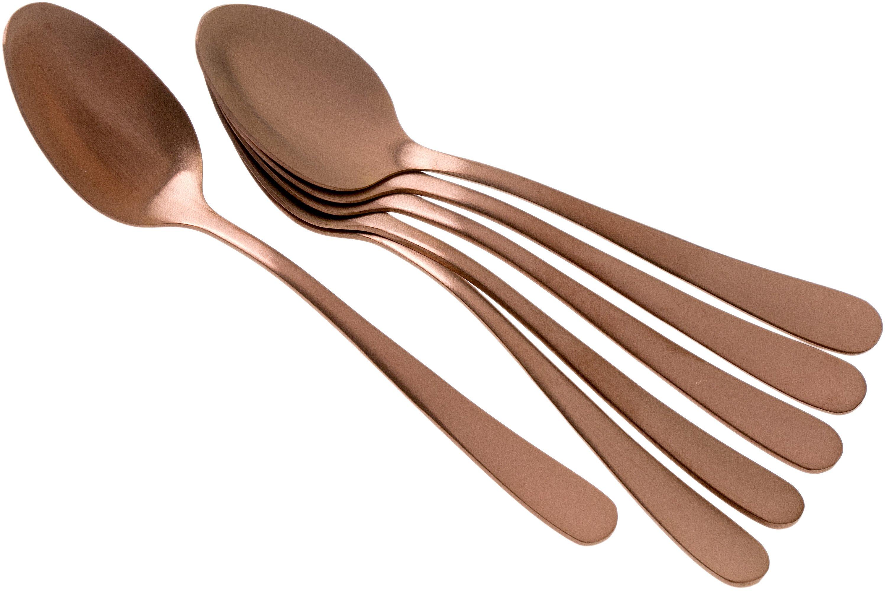 Amefa Austin 1410, 1410AETR06AK6 teaspoons copper, 6 pieces ...