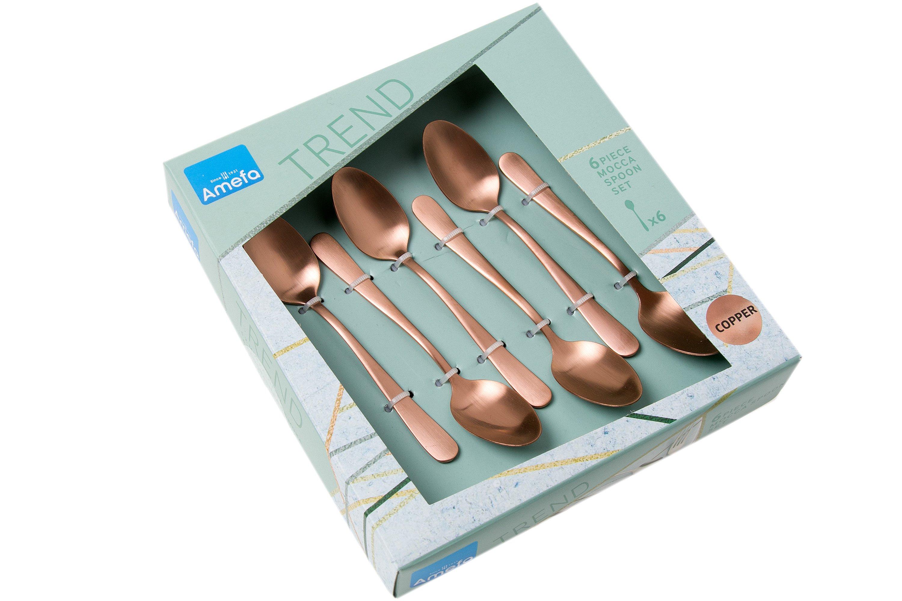 Amefa Austin 1410, 1410AETR06AK6 teaspoons copper, 6 pieces ...