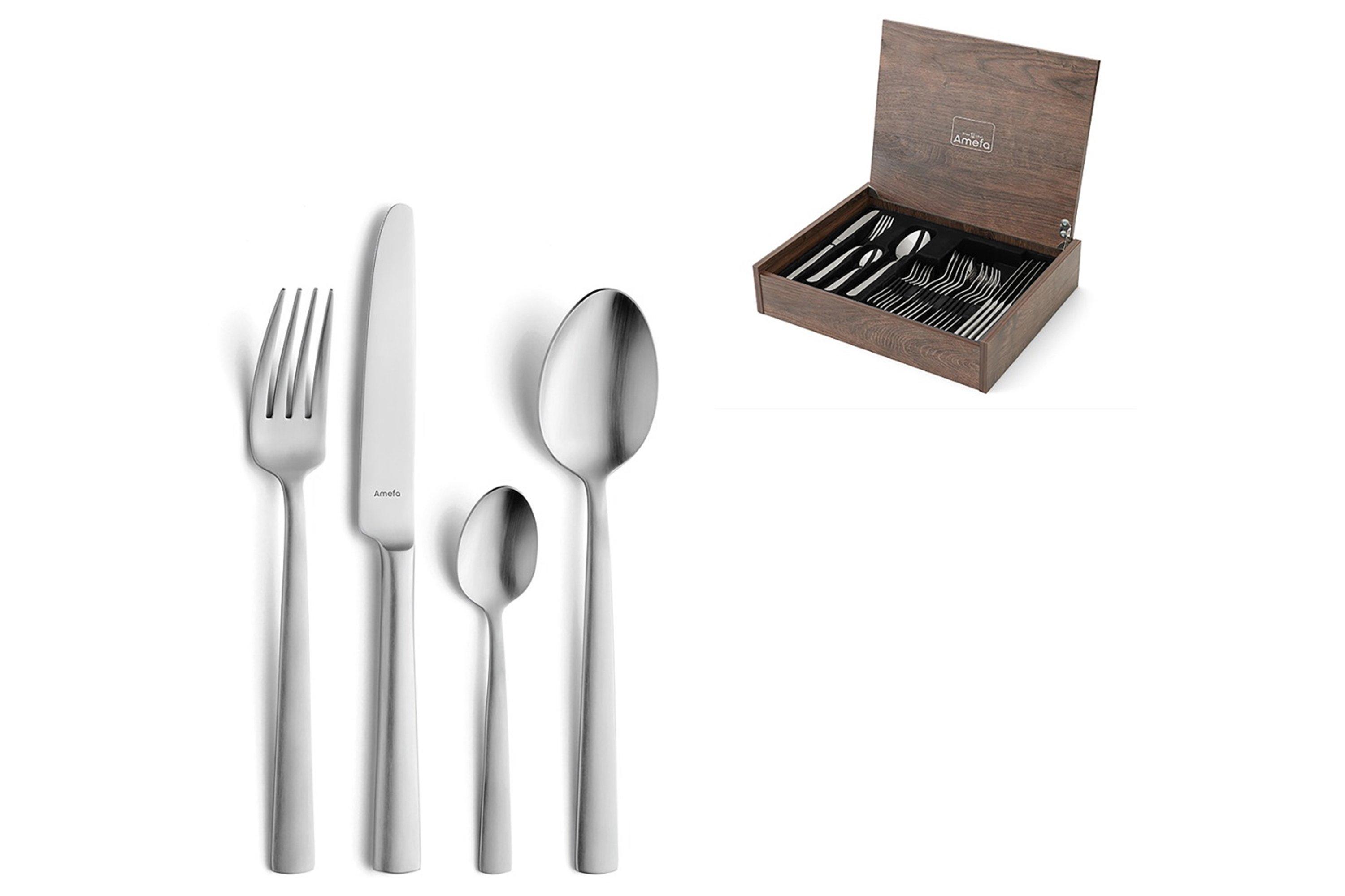 Amefa Ventura 1924 Besteckset 24-teilig im Holzbesteckkasten ...