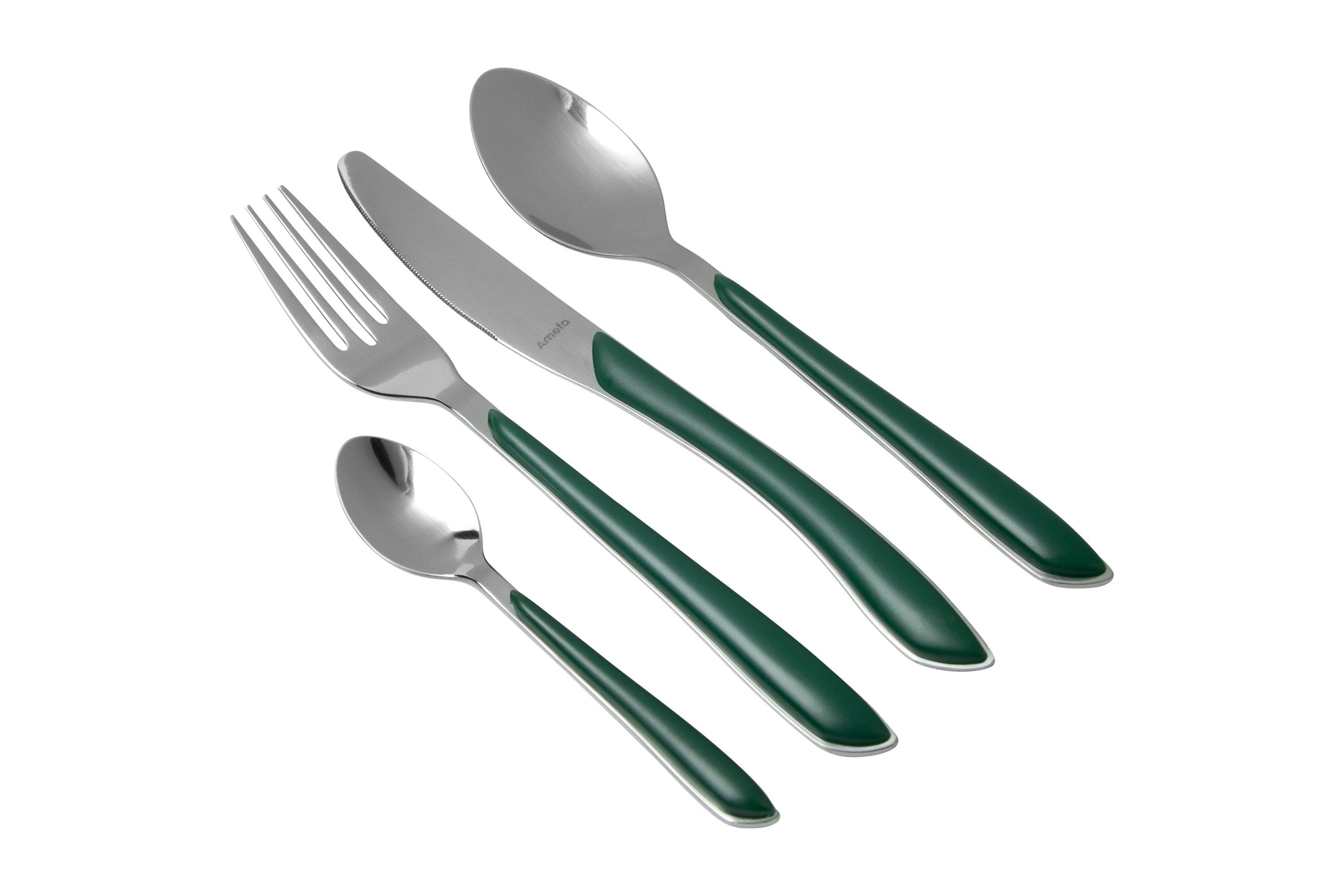 Amefa Eclat, Dark Green 2294 cutlery set 24-piece | Advantageously ...