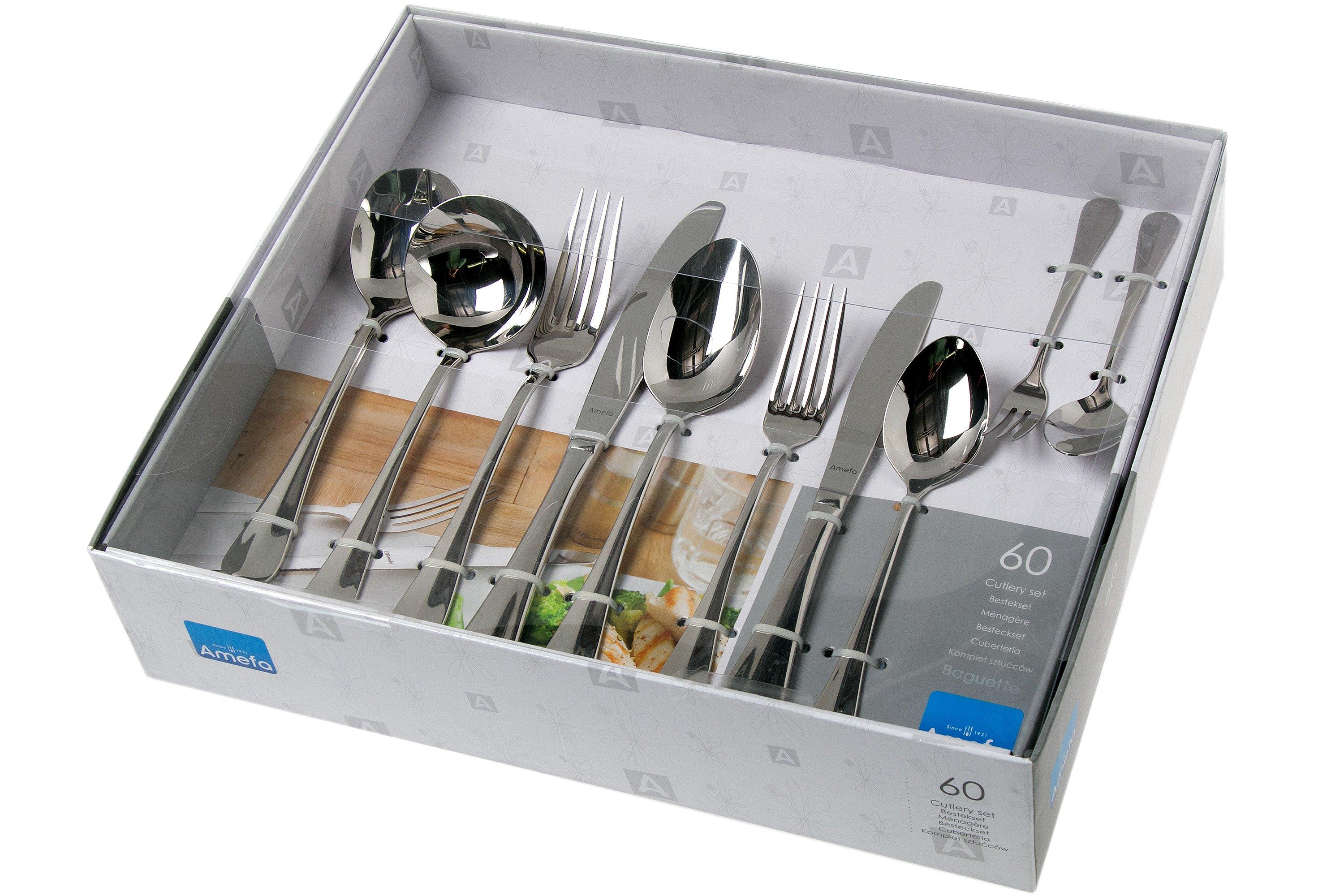 Amefa Baguette 8440 60-piece cutlery set | Advantageously shopping at ...