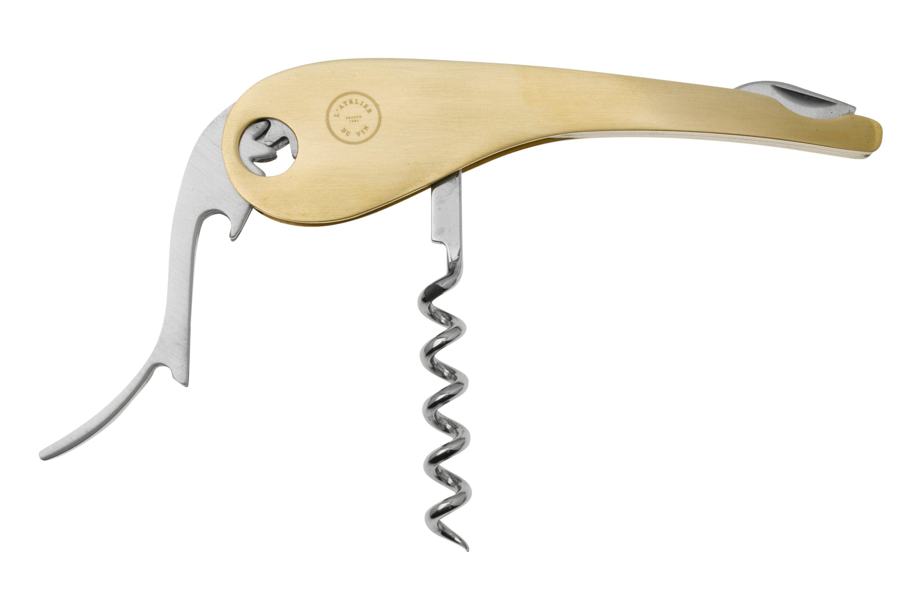 L'Atelier du Vin Soft Machine Brass, corkscrew | Advantageously ...