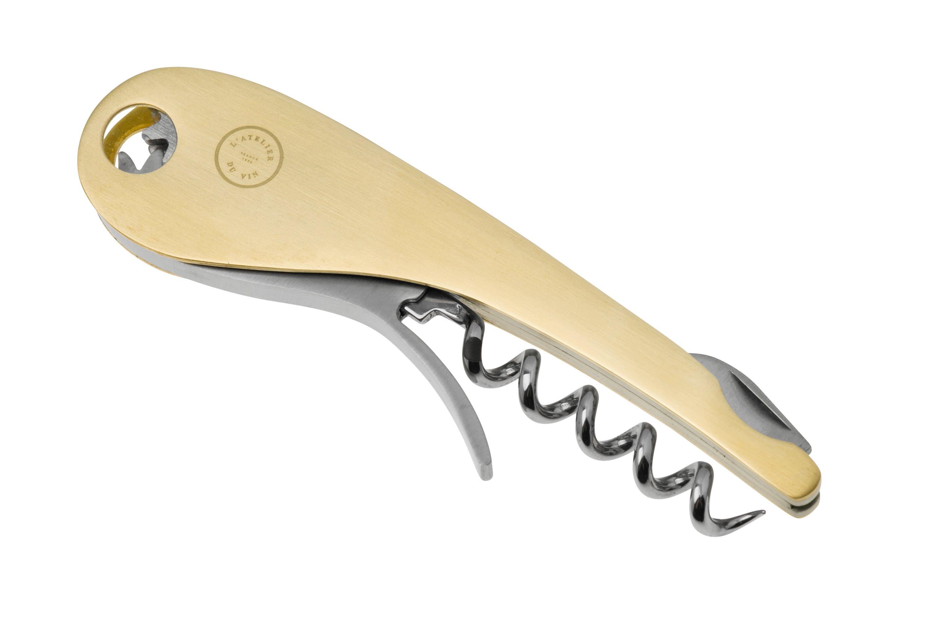 L'Atelier du Vin Soft Machine Brass, corkscrew | Advantageously ...