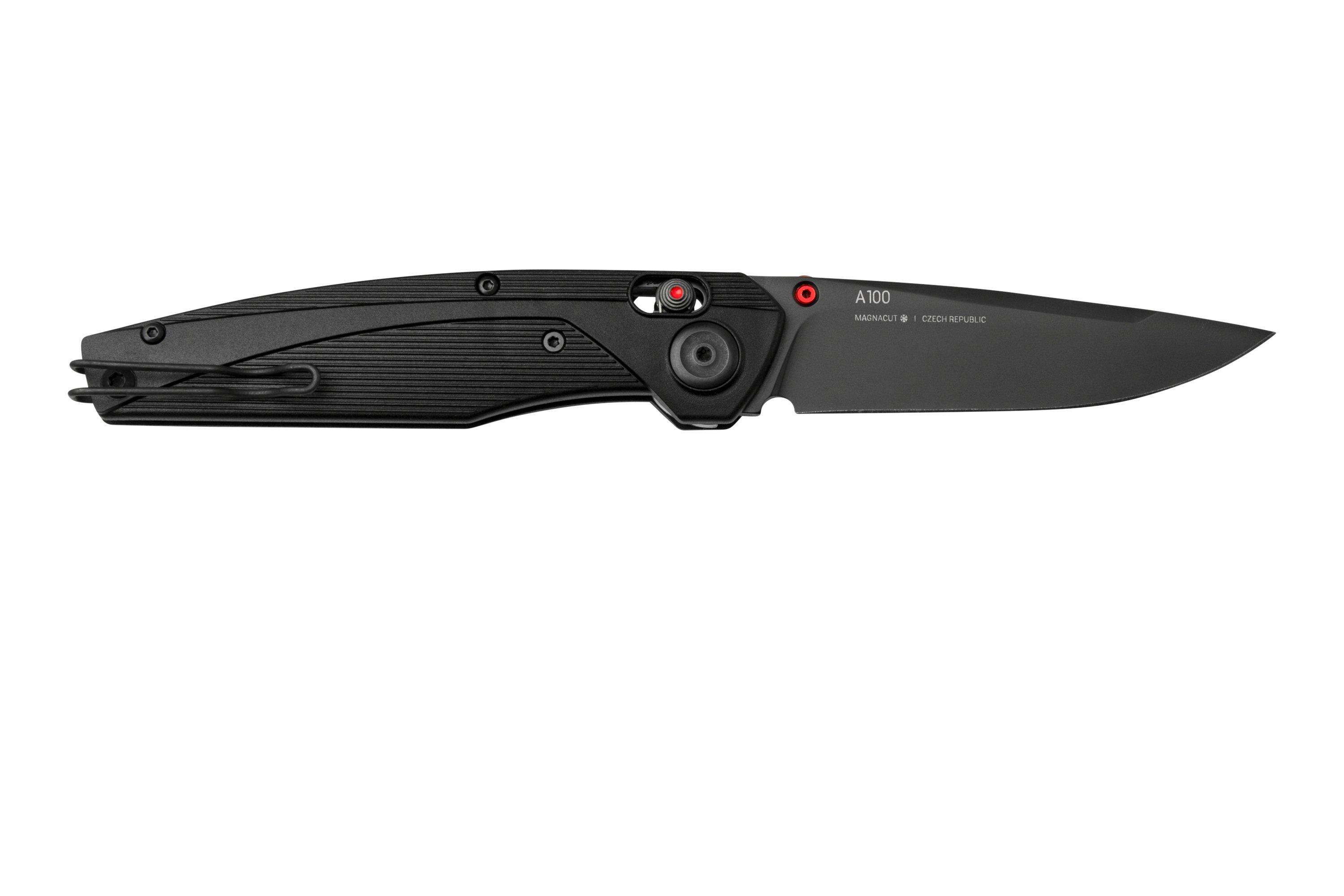 ANV Knives A100 CPM MAGNACUT, DLC, Alock, GRN Black ANVA100-007, pocket ...