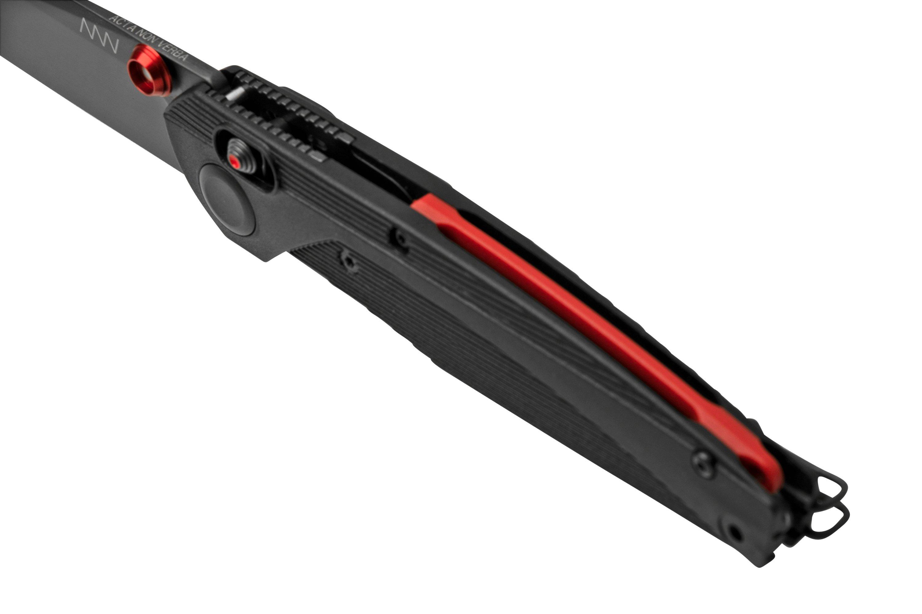 ANV Knives A100 CPM MAGNACUT, DLC, Alock, GRN Black ANVA100-007, pocket ...