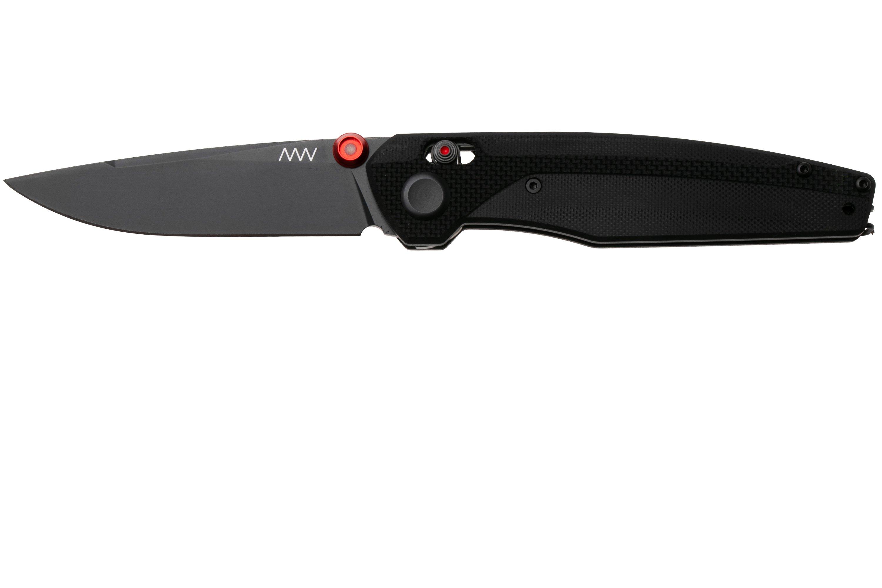 ANV A200BB, DLC Elmax, Black G10, zakmes | Voordelig kopen bij ...