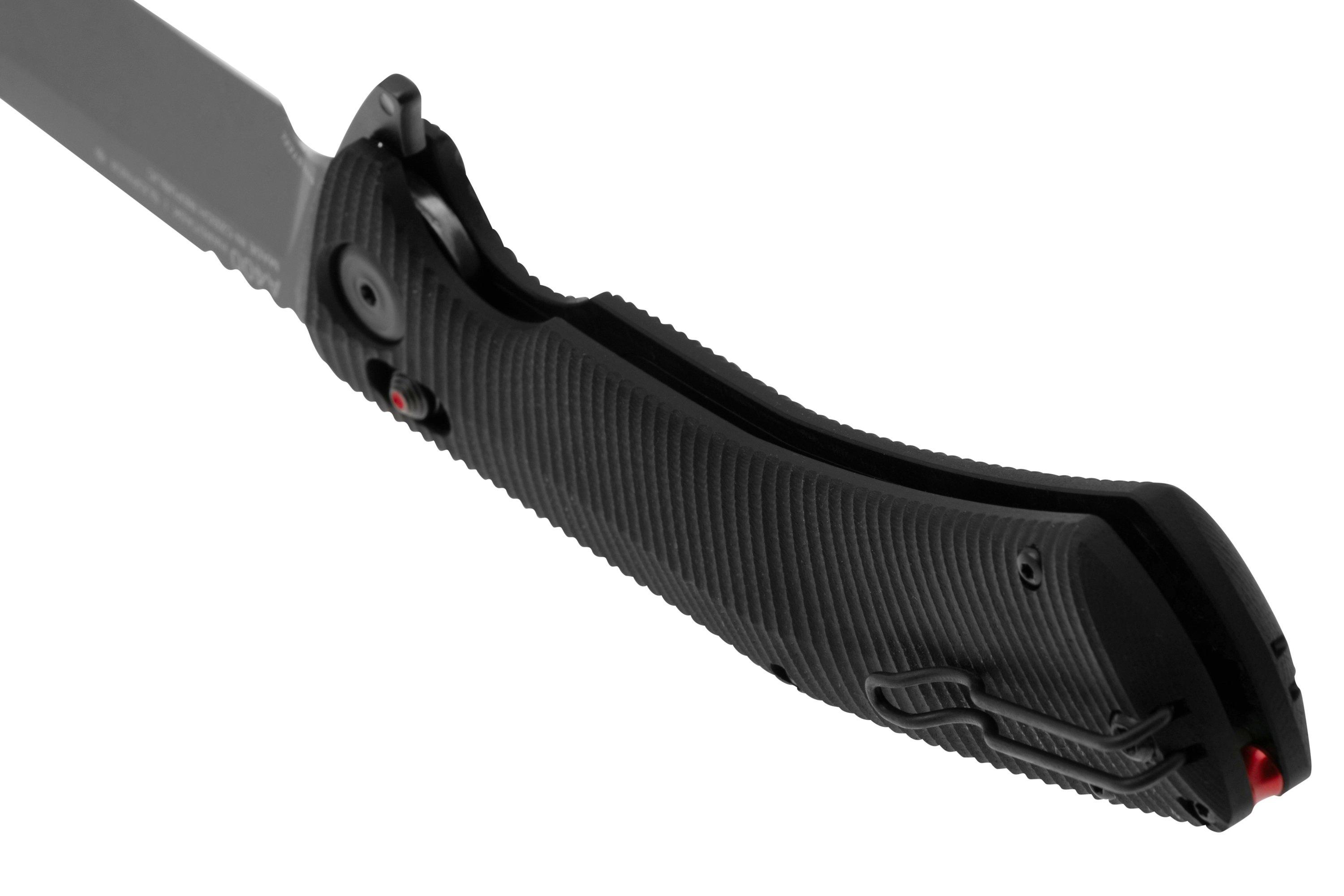 ANV A400 A400-001 DLC Sleipner, Black G10, pocket knife ...