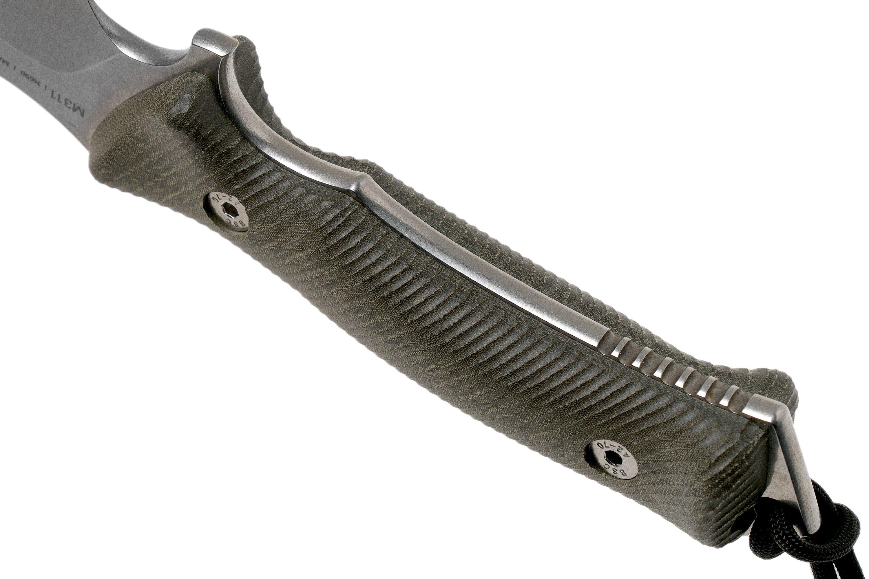ANV M311 Spelter N690, Olive Green Handle, M311-N690-034, Black Kydex ...