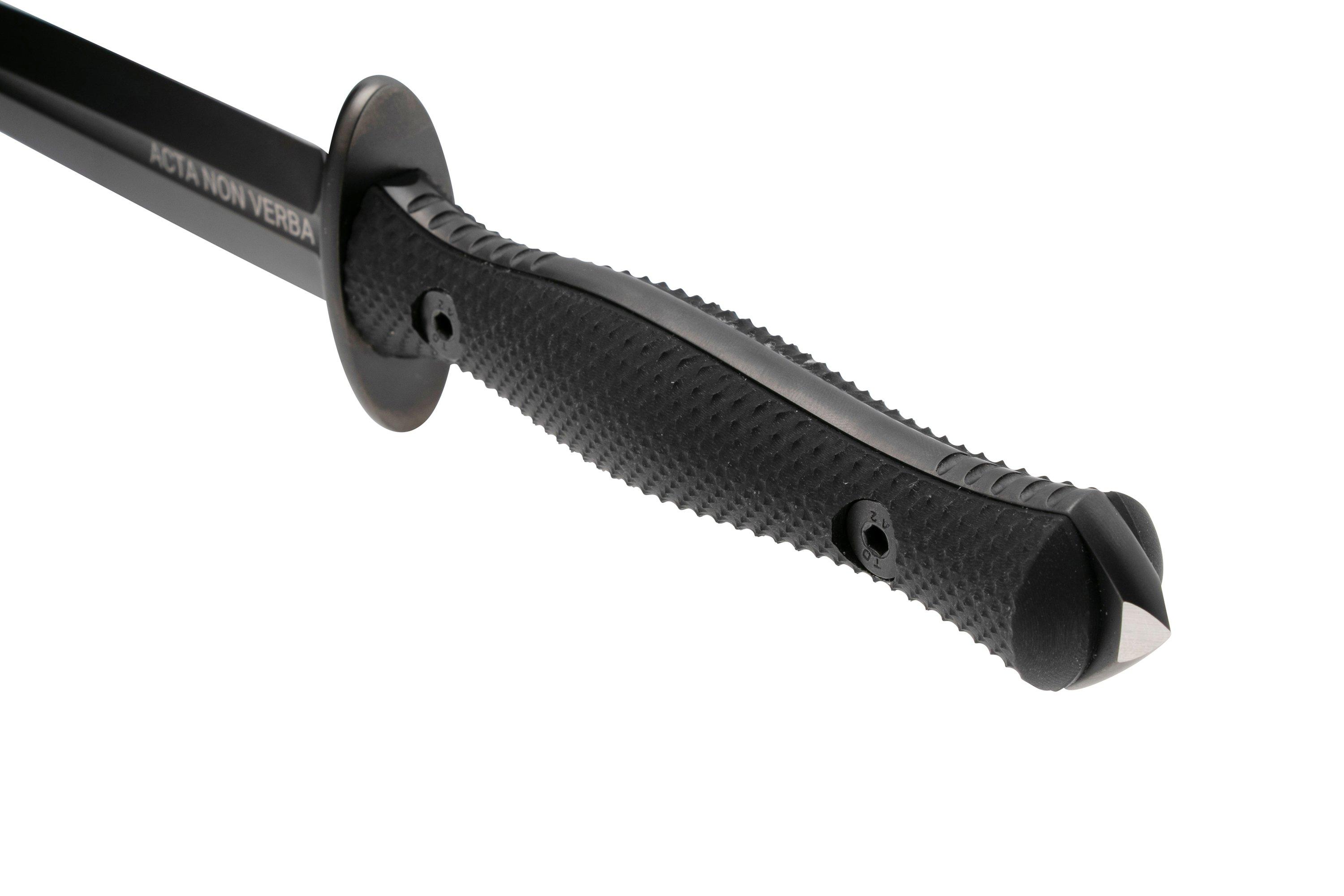 ANV Knives M500 Anthropoid DLC Elmax, Black Handle, M500-001, Black ...