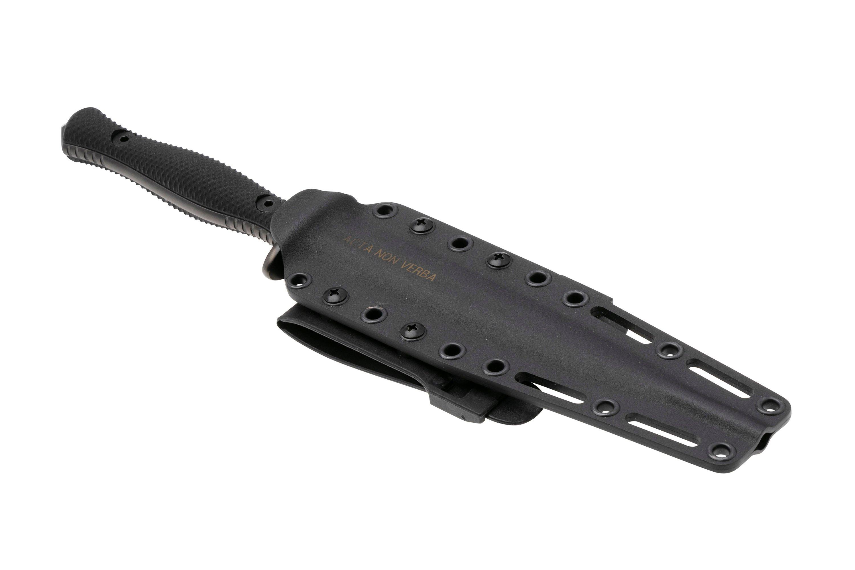 ANV M500 Anthropoid DLC Elmax, Black Handle, M500-001, Black Kydex ...