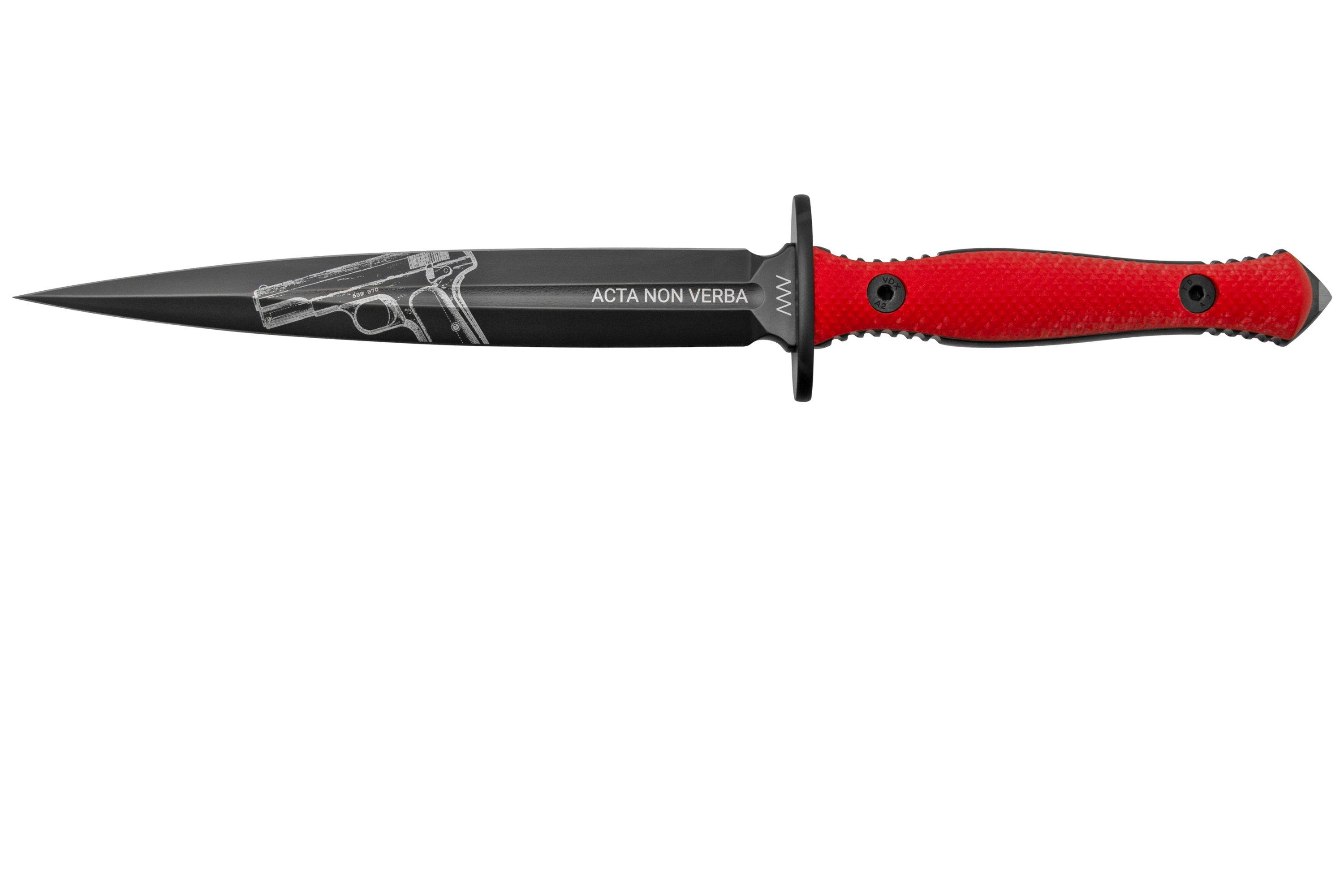 ANV M500 anthropoid ANVM500-1942 DLC Elmax, Red Handle, Limited ...