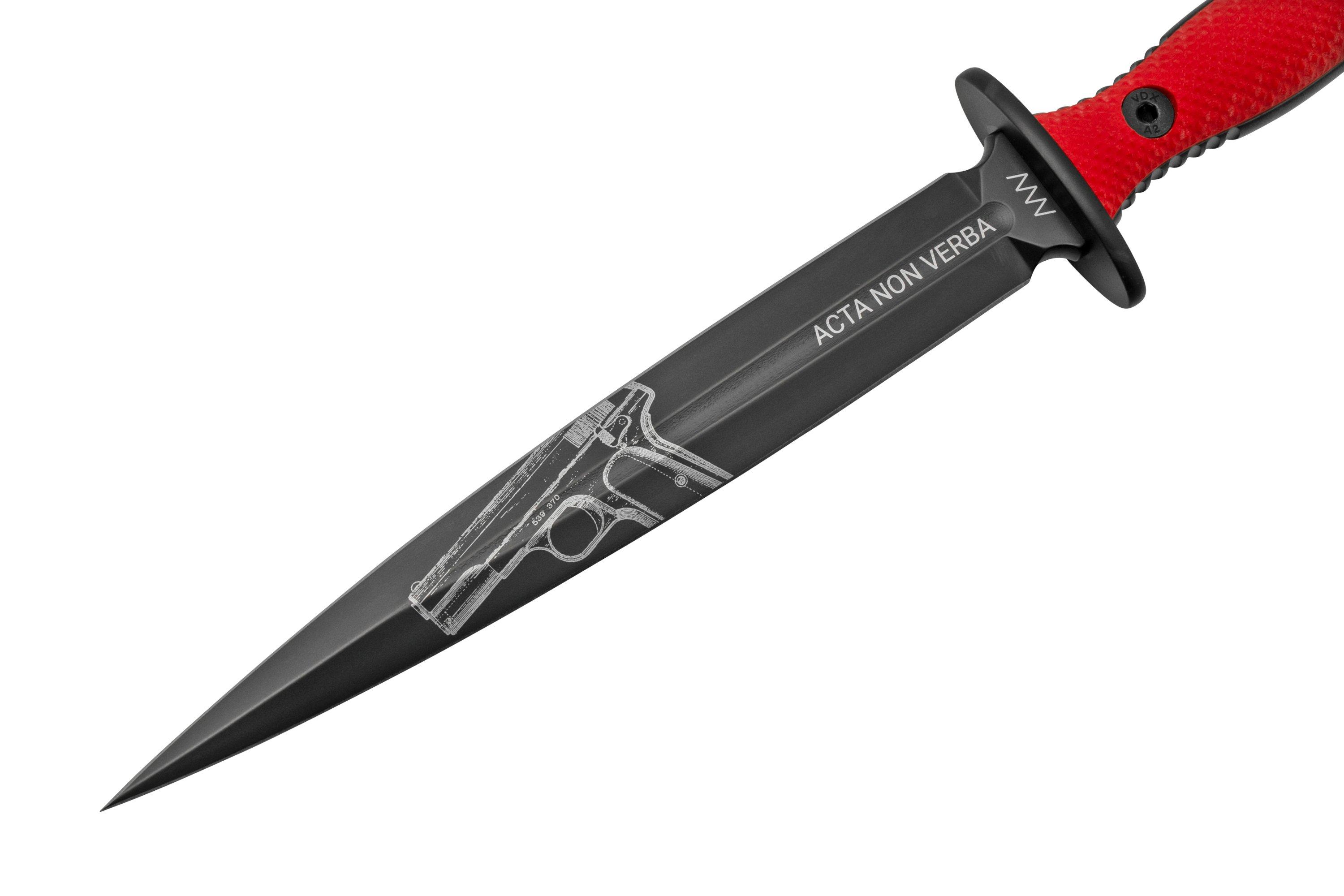 ANV M500 Anthropoid ANVM500-1942 DLC Elmax, Red Handle, Limited ...