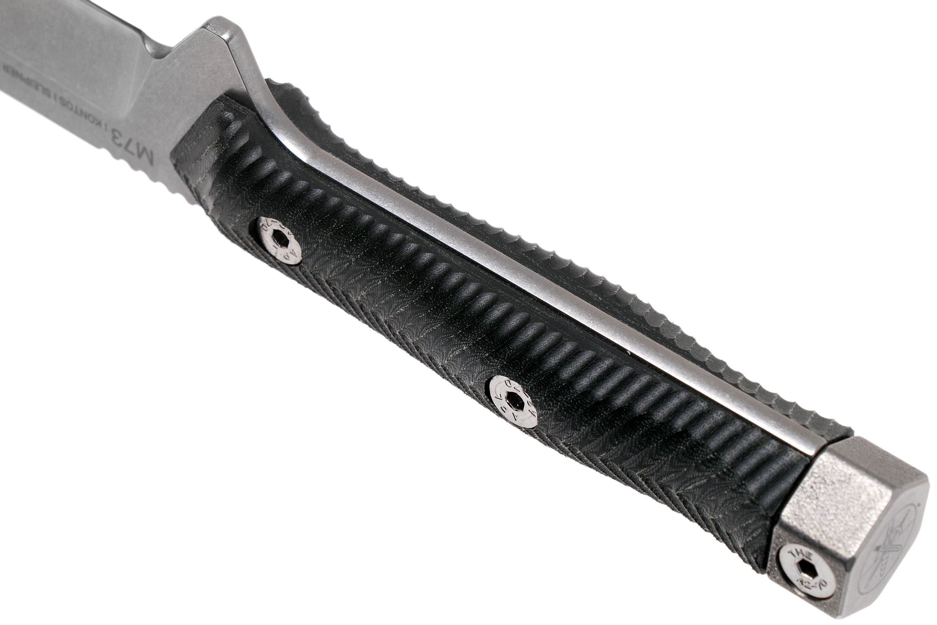ANV M73 Kontos Stonewashed M73-003 survival knife | Advantageously ...