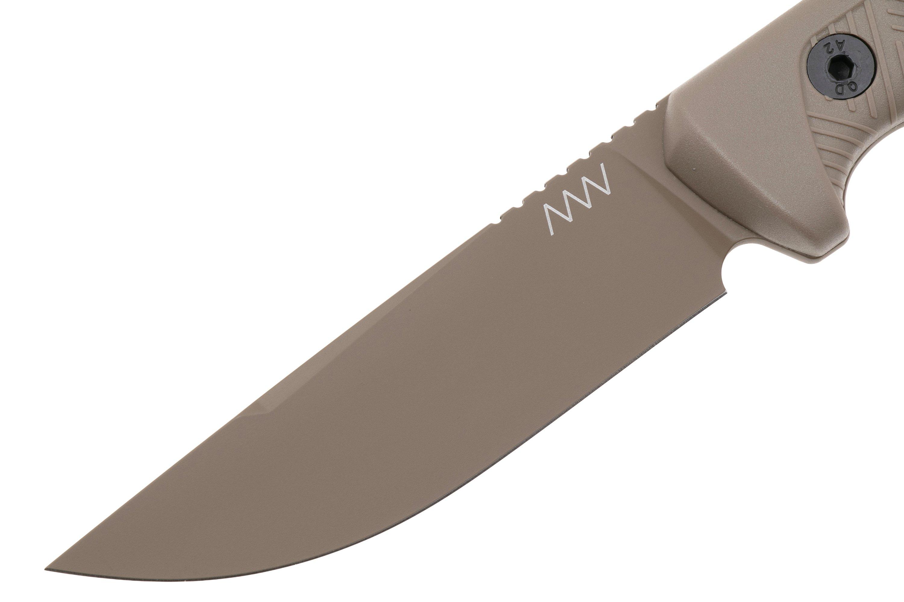 ANV P200, P200-054, Coyote Cerakote Sleipner, Coyote GRNPU, survival knife | Advantageously ...