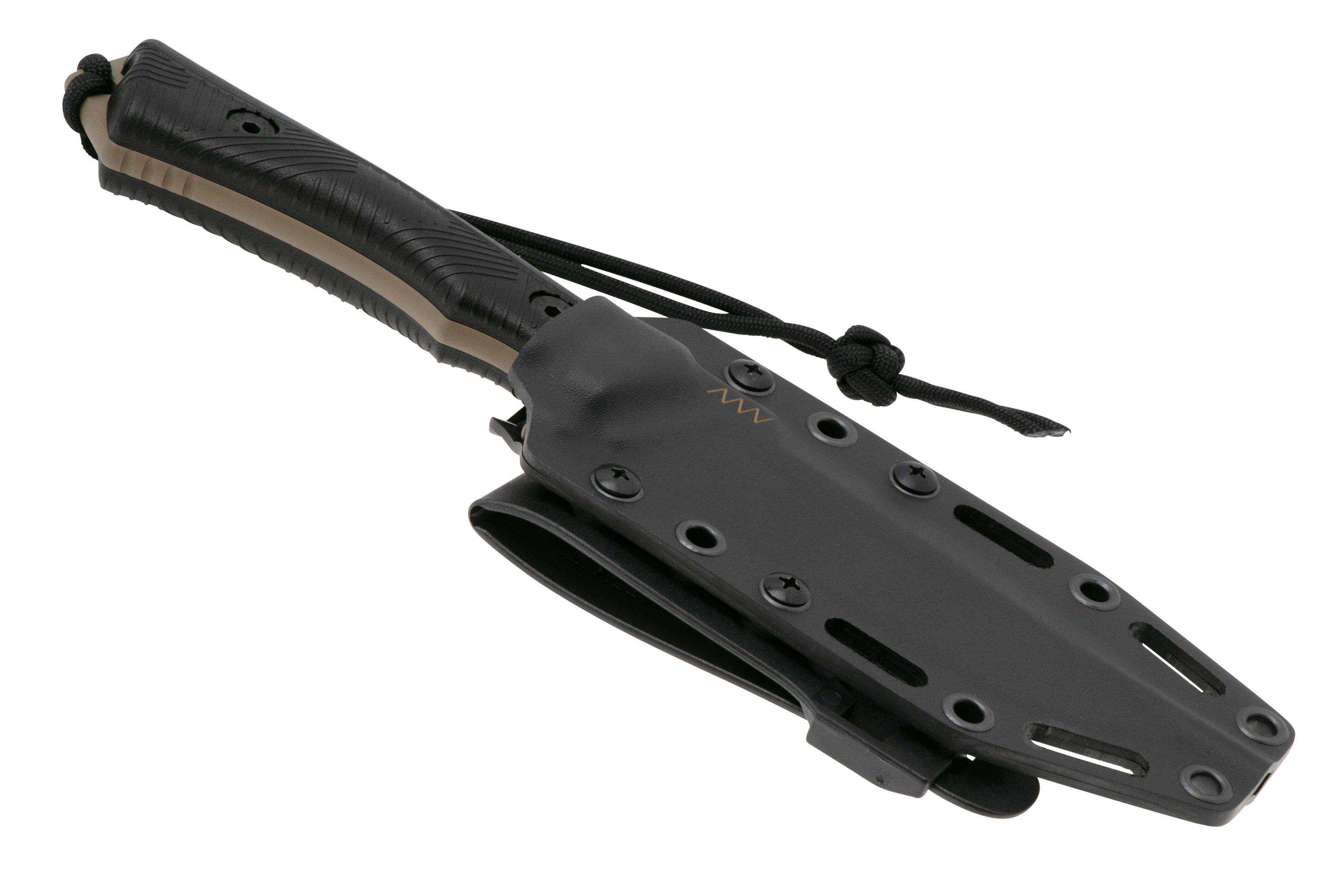 Nóż survivalowy ANV P250 P250-004 Cerakote Coyote Camo, Black GRNPU ...