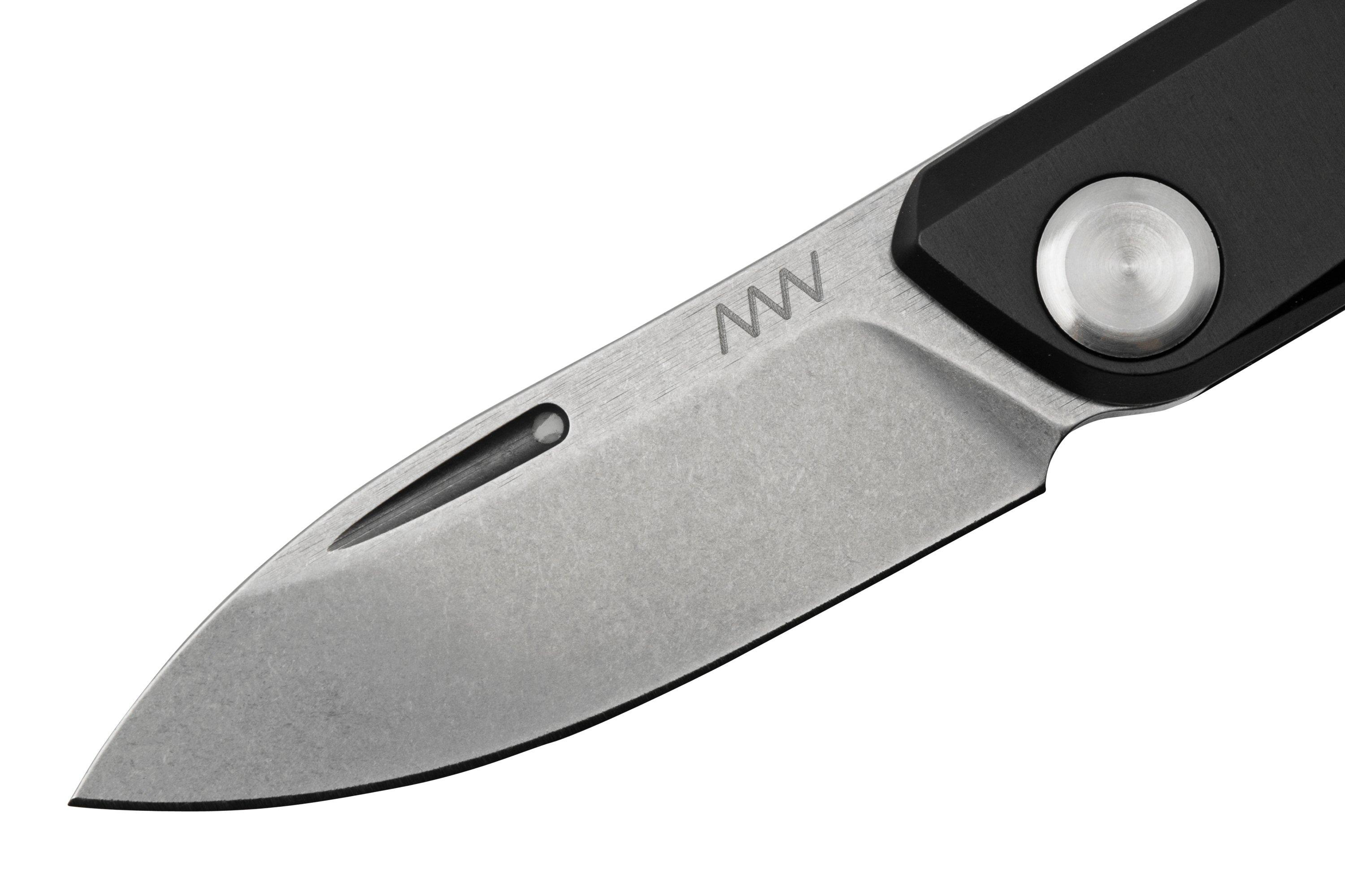ANV Z050 Sleipner, Black Handle, Z050-001, Slipjoint pocket knife ...