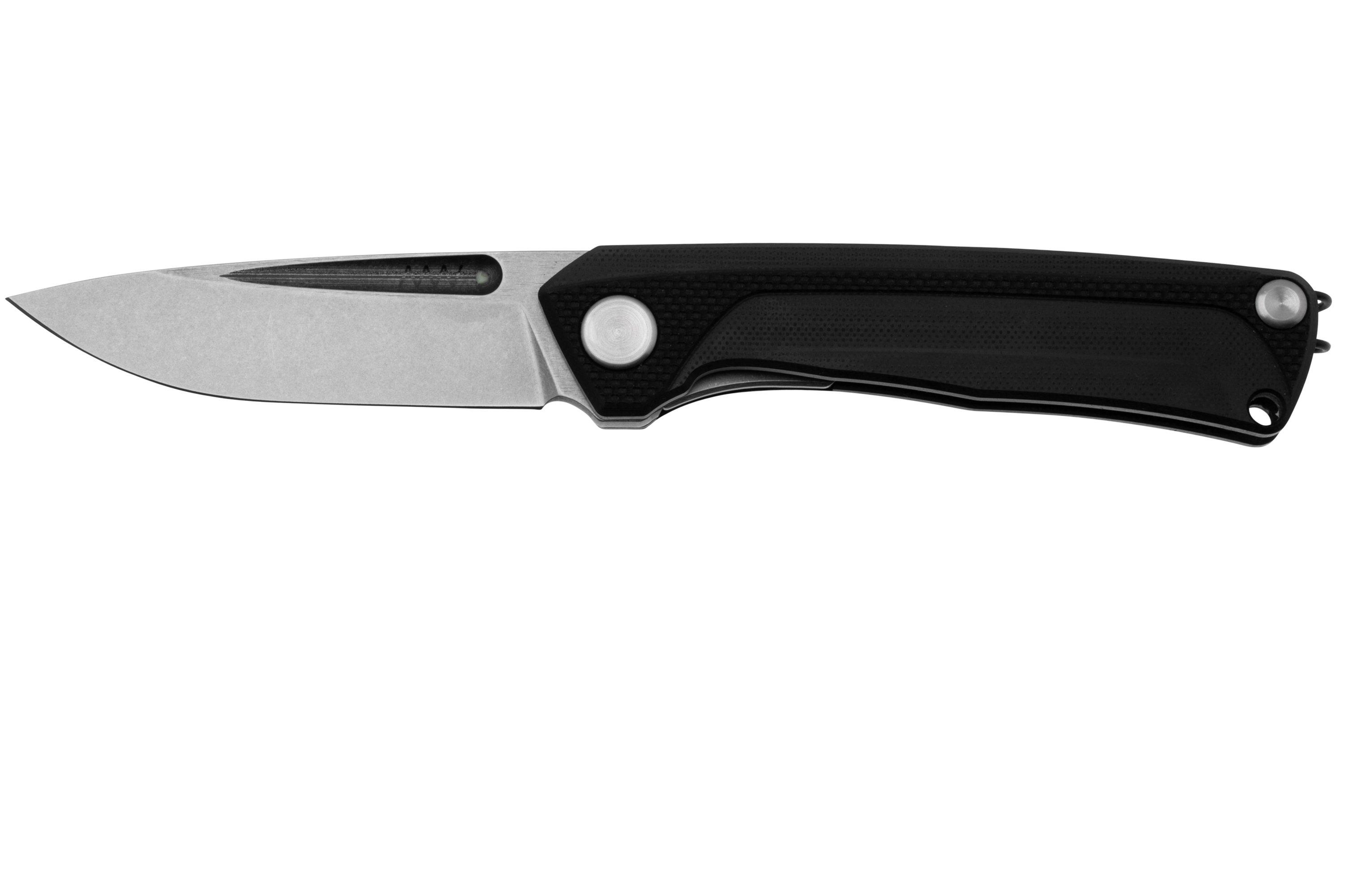 ANV Z200, VZ200-043, Sleipner, Linerlock, Black G10, pocket knife ...