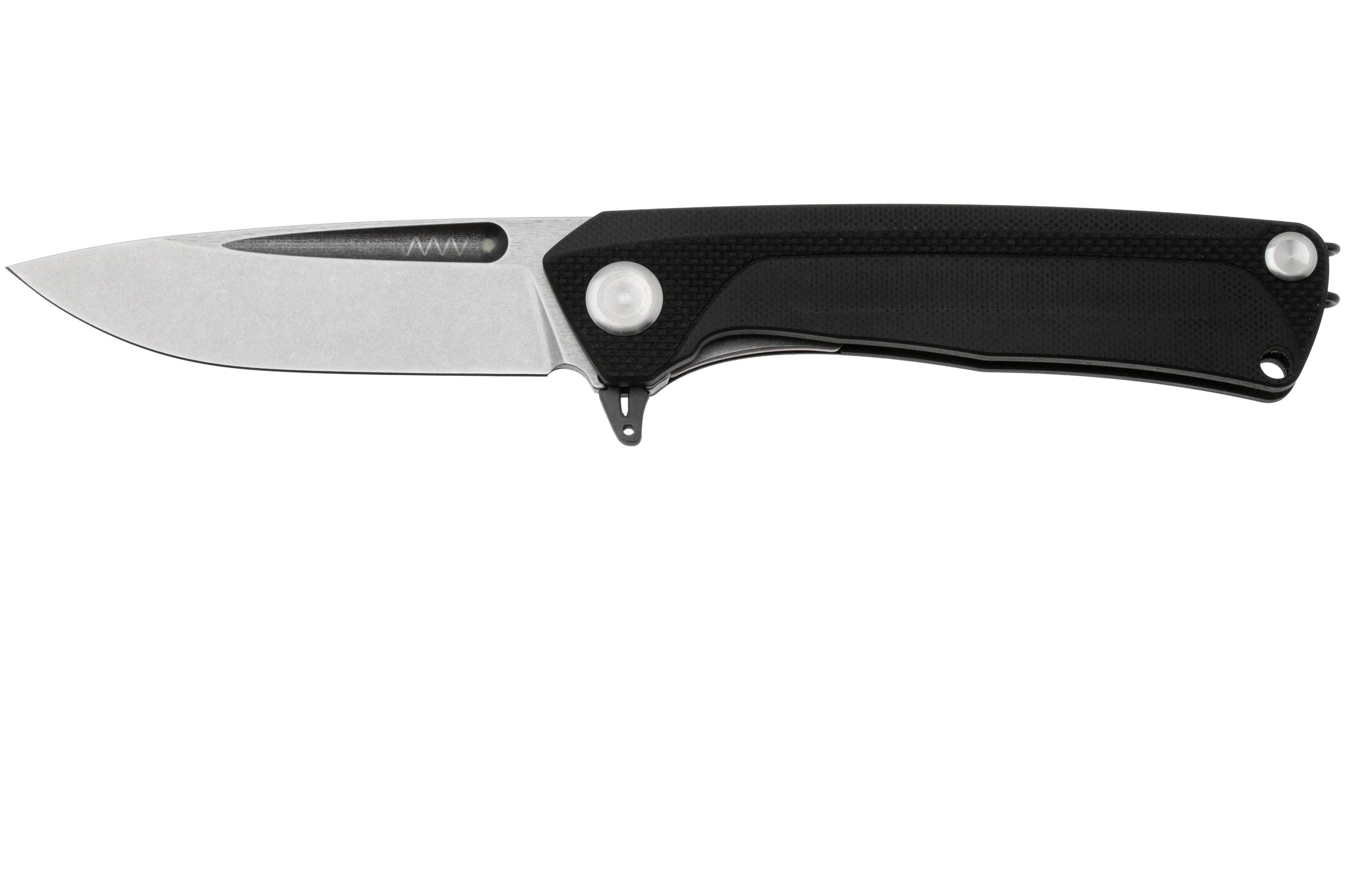 ANV Z200 PLUS-001, Stonewashed Sleipner, Black G10 navalha | Compras ...