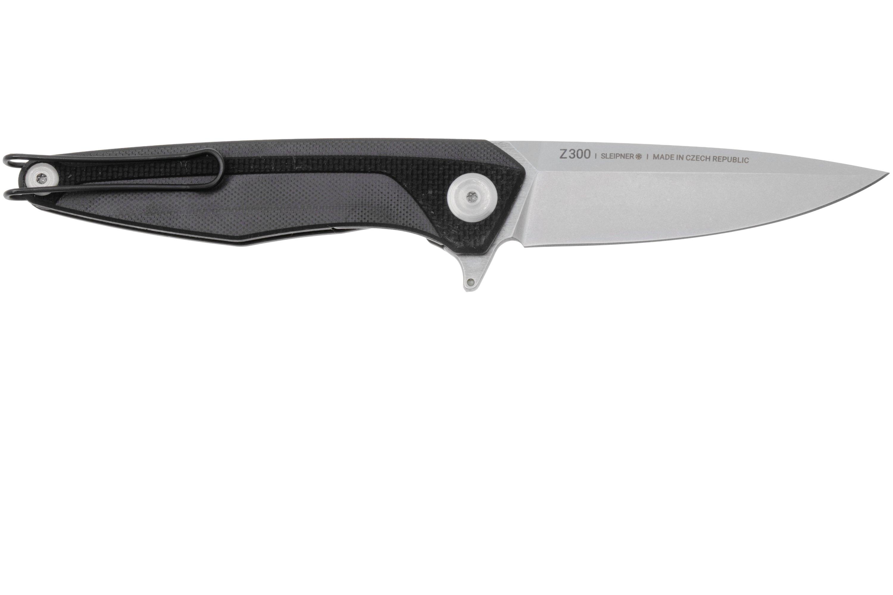 ANV Knives Z300-001, Stonewashed Sleipner, Black G10 navalha | Compras ...