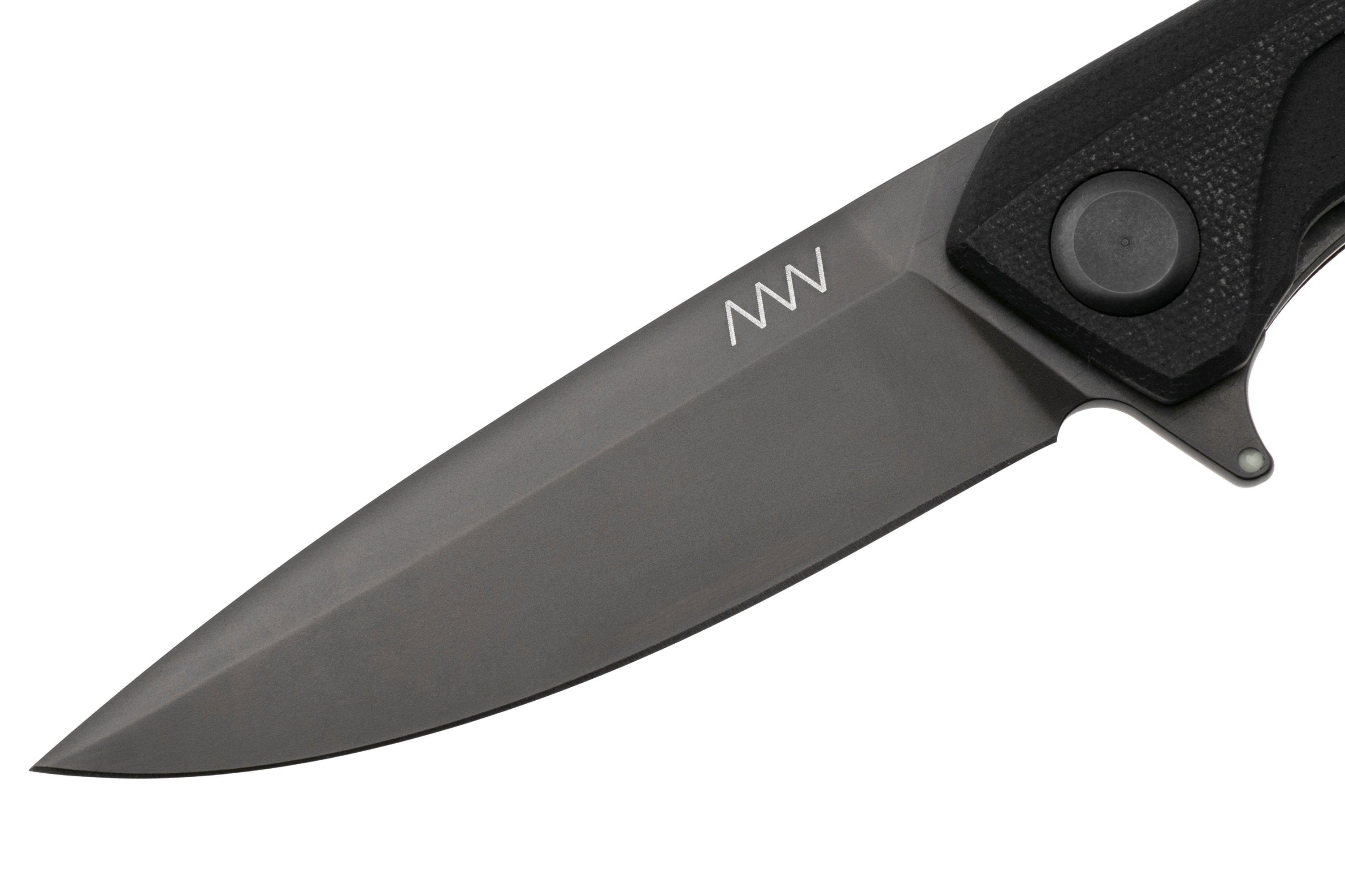 ANV Knives Z300 Sleipner, DLC, Linerlock, G10, AVNZ300-018 navalha ...
