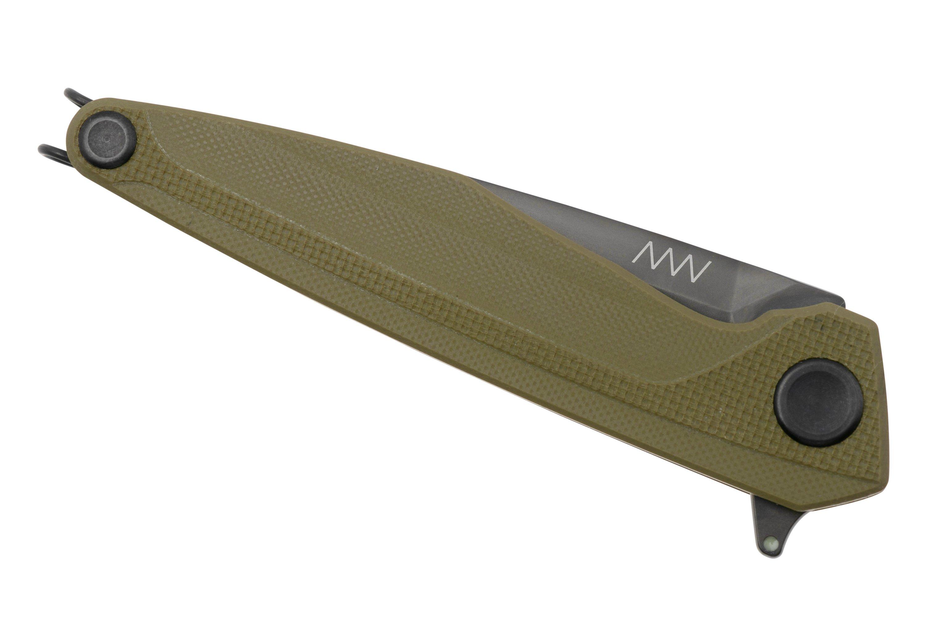 ANV Knives Z300BB, DLC Sleipner, Olive G10 navalha | Compras vantajosas ...