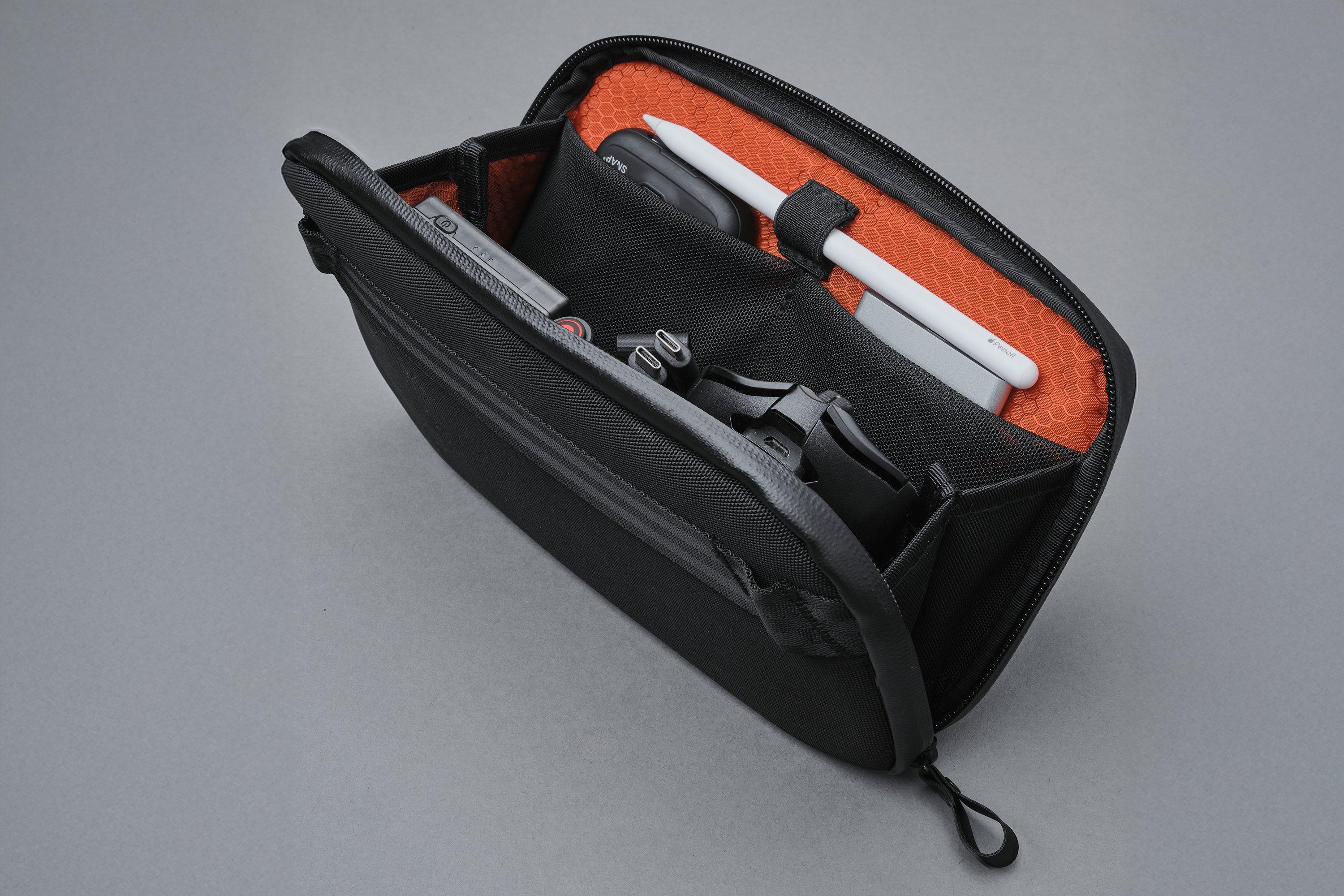 Alpaka Gear Elements Tech Case Mini AD010210106 Black X-Pac VX42, tech-organizer en crossbodytas ...