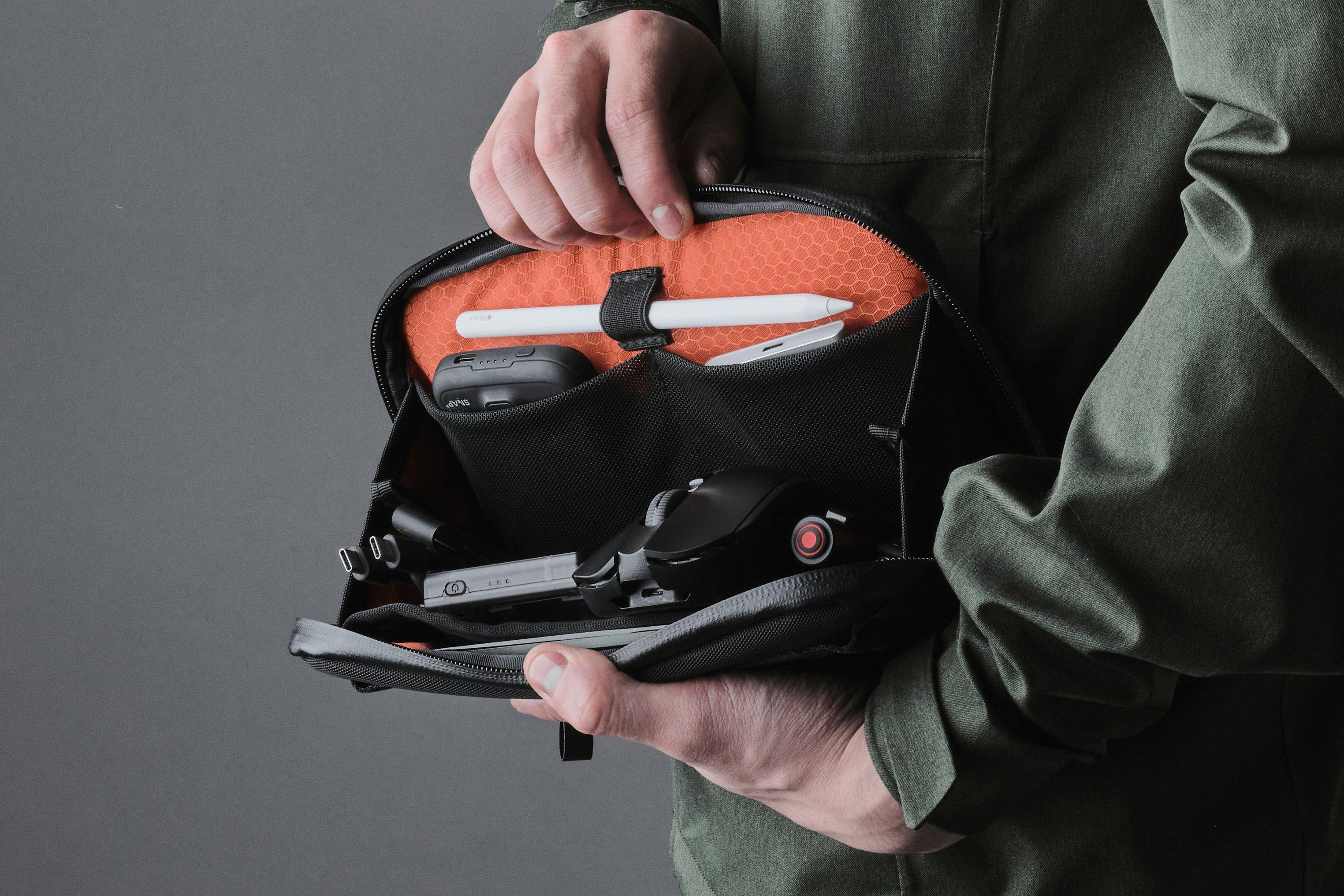 Alpaka Gear Elements Tech Case Mini AD010210106 Black X-Pac VX42, tech organizer and cross-body ...