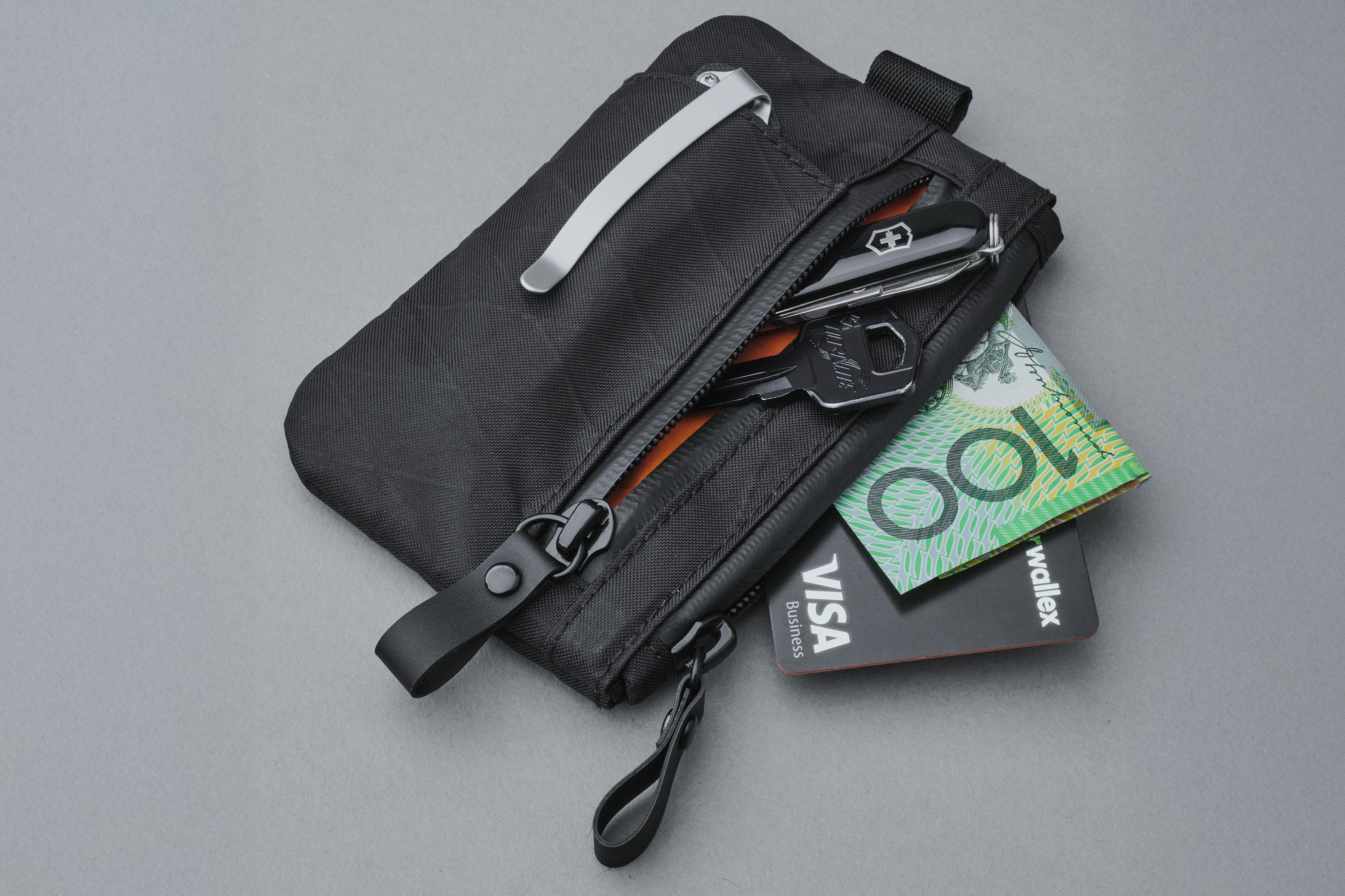 Alpaka Gear Zip Cardholder AD010340103 Black, X-Pac VX21, cardholder ...