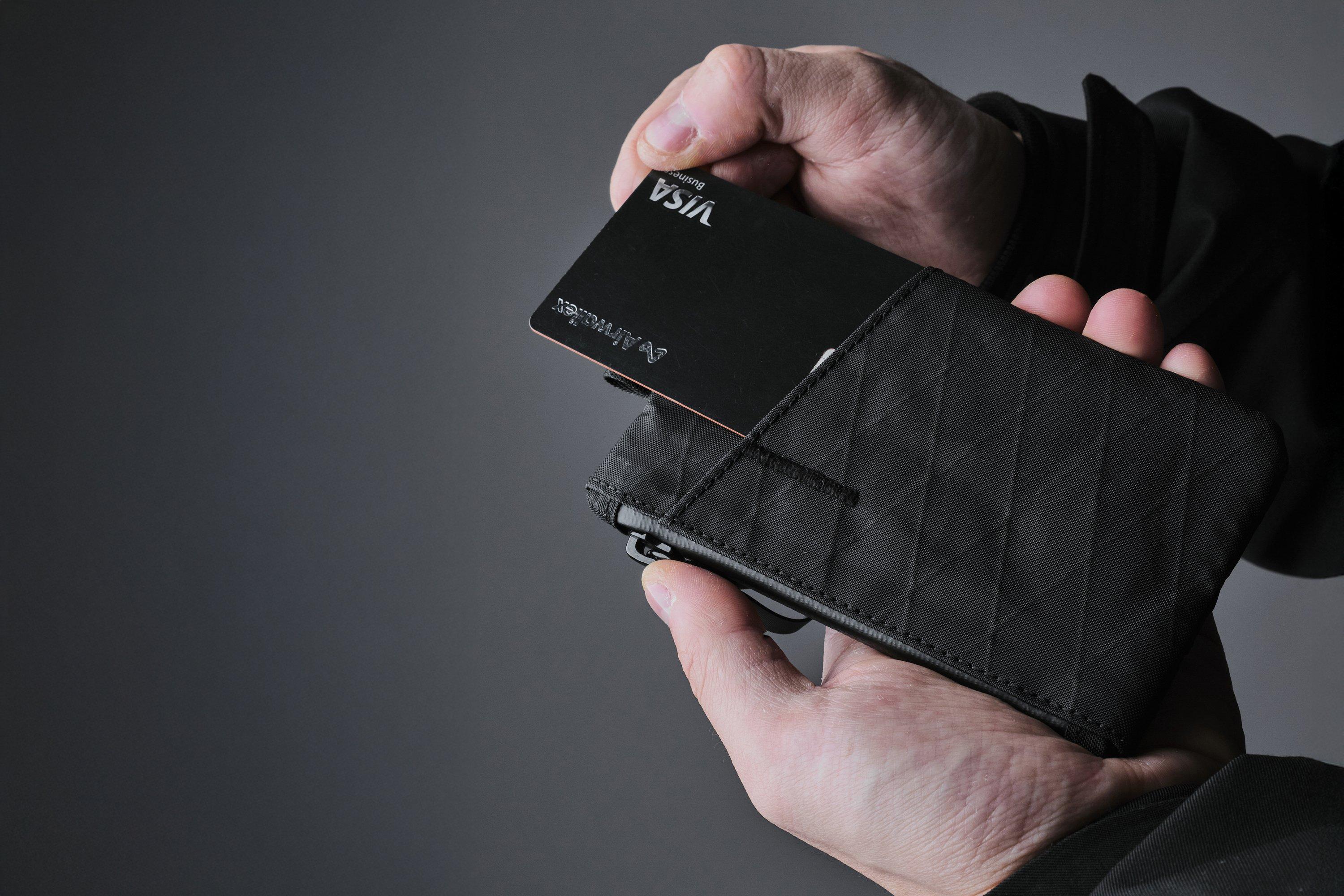 Alpaka Gear Zip Cardholder AD010340103 Black, X-Pac VX21, cartera y ...