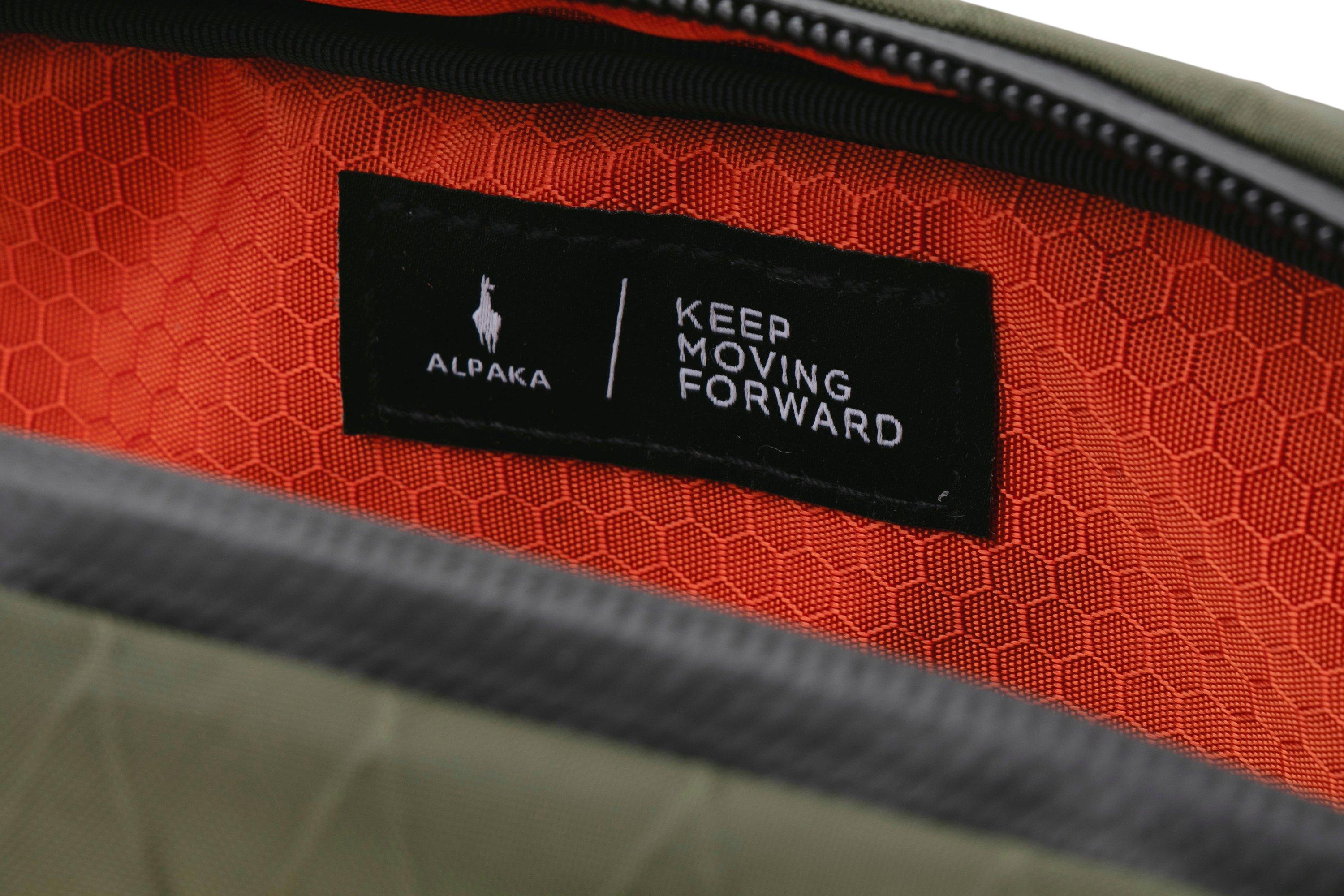 Alpaka Gear Elements Tech Case AD010490503 Dark Green, X-Pac VX21, tech organizer and cross-body ...