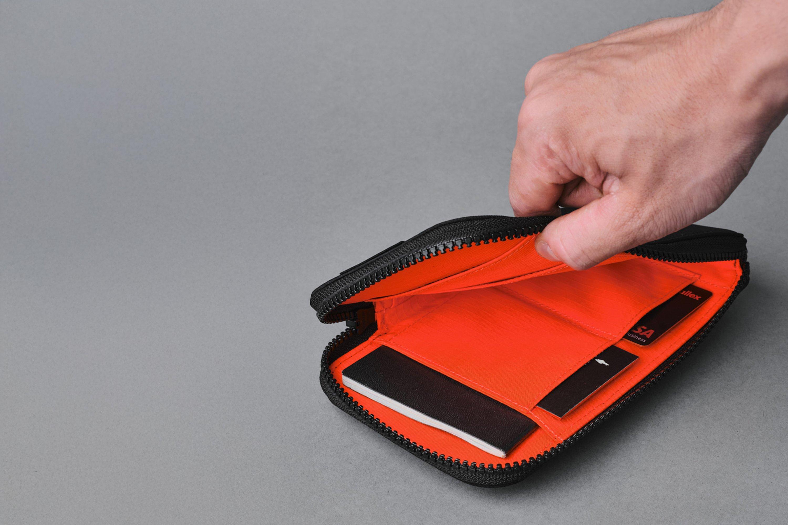 Alpaka Gear Zip Travel Wallet AD010590118 Black, Axoflux 210D ...