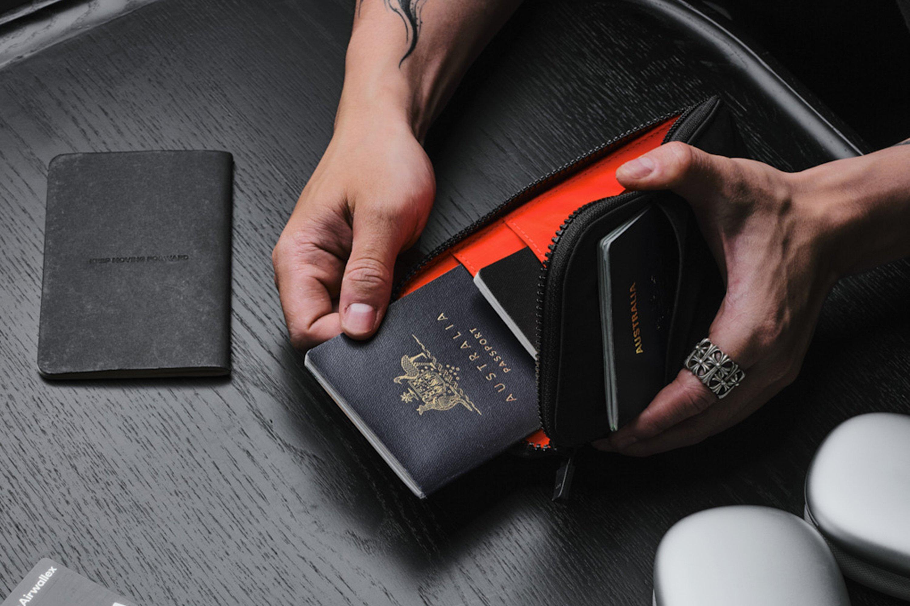 Alpaka Gear Zip Travel Wallet AD010590218 Grey, Axoflux 210D ...