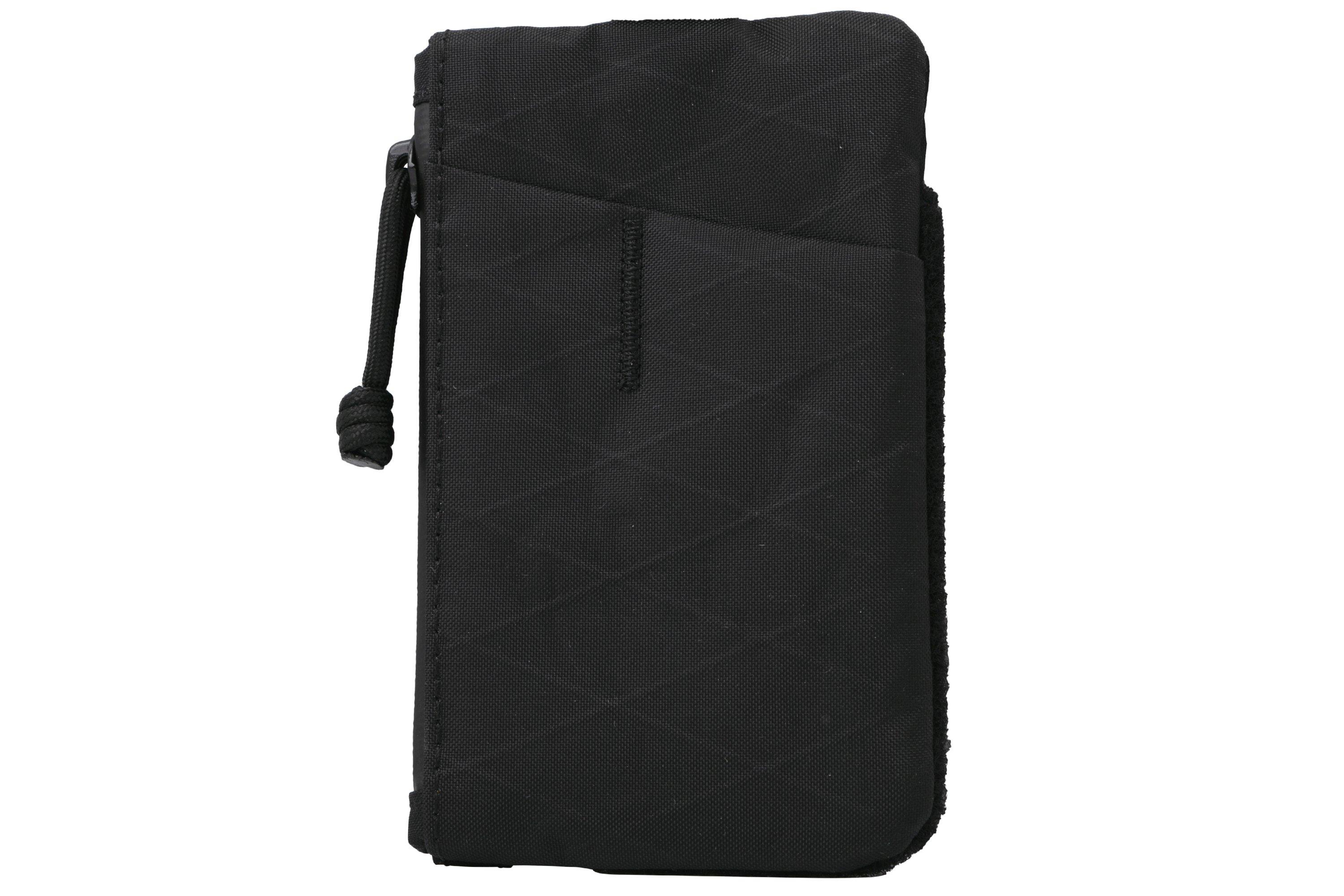 Alpaka Gear Zip Pouch Pro Hook & Loop AD010750103 Black, X-Pac VX21, wallet and EDC organizer ...