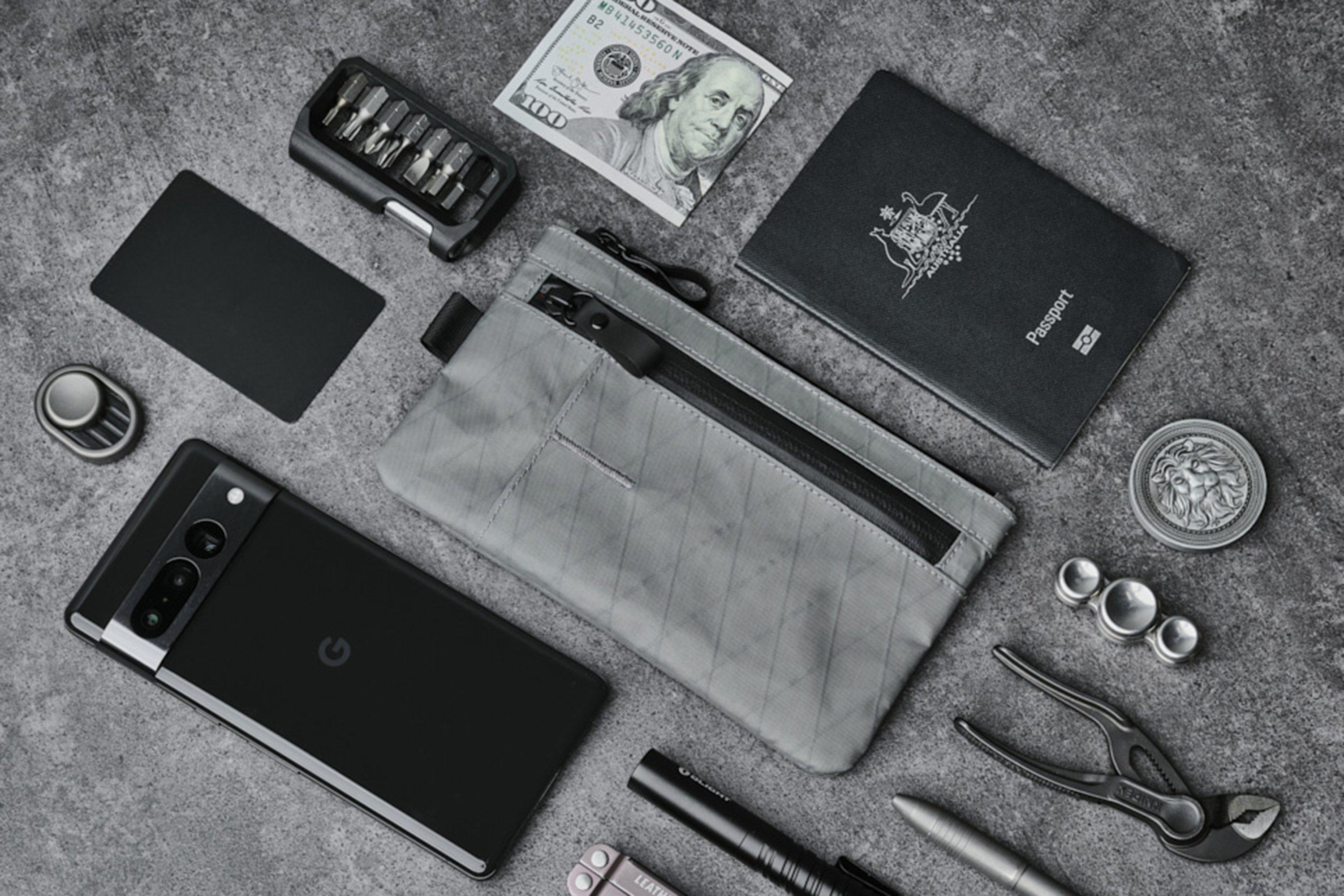 Alpaka Gear Zip Clutch AE001040103 Black, X-Pac VX21, tech organizer ...