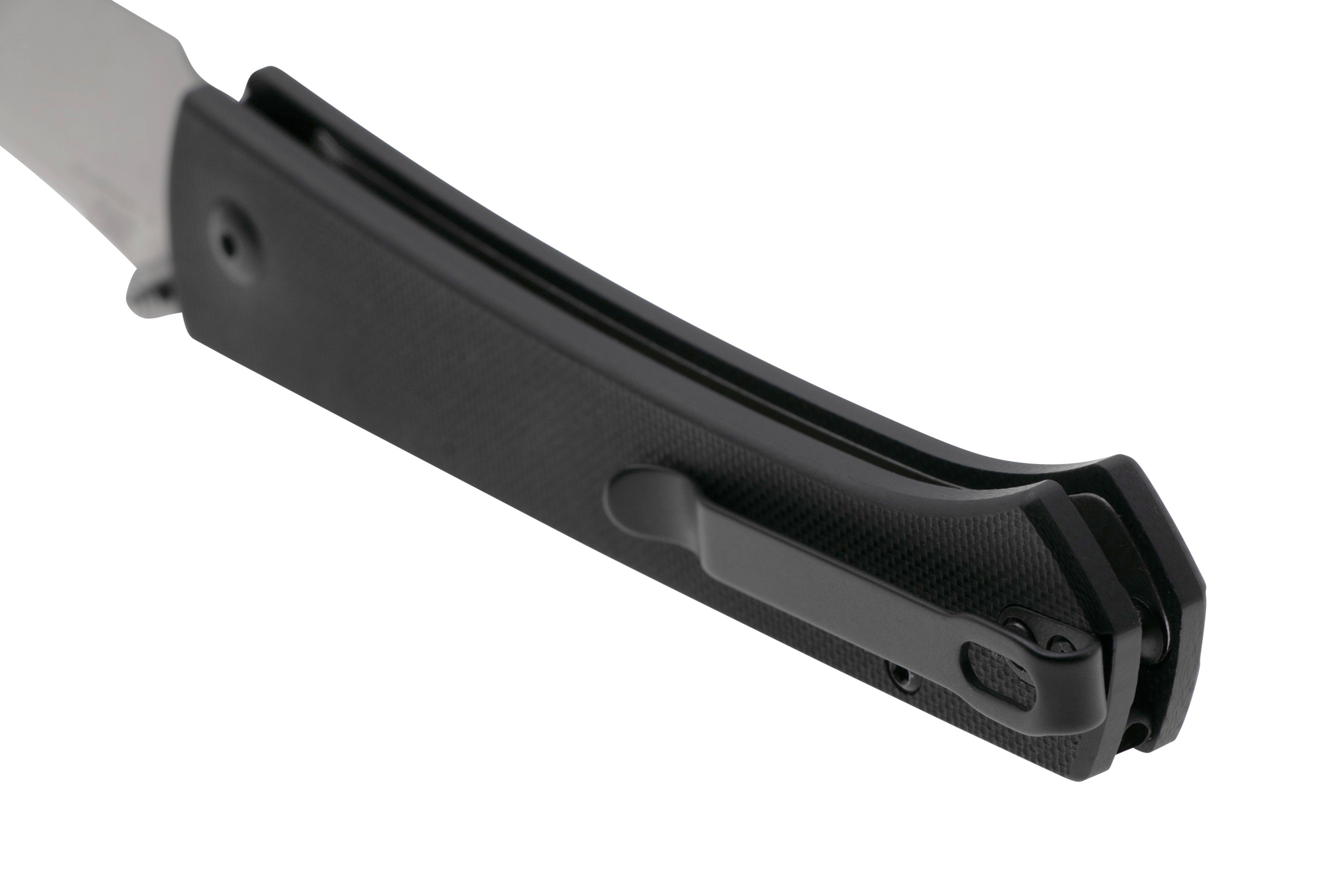 Artisan Cutlery Andromeda 1856P-BK, Stonewashed AR-RPM9, Black G10 ...