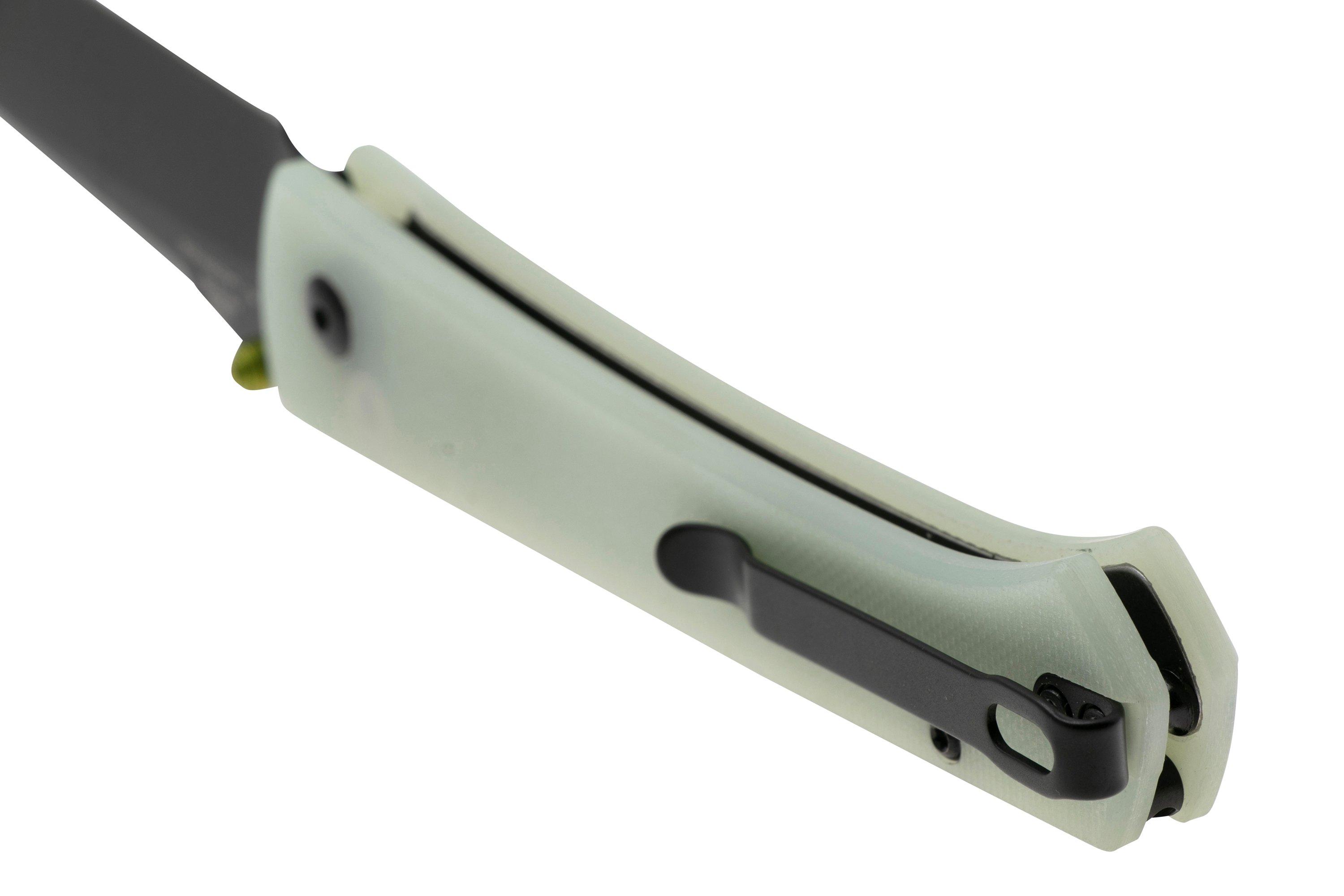 Artisan Cutlery Andromeda 1856P-BNTG, PVD AR-RPM9, Natural Green G10 ...