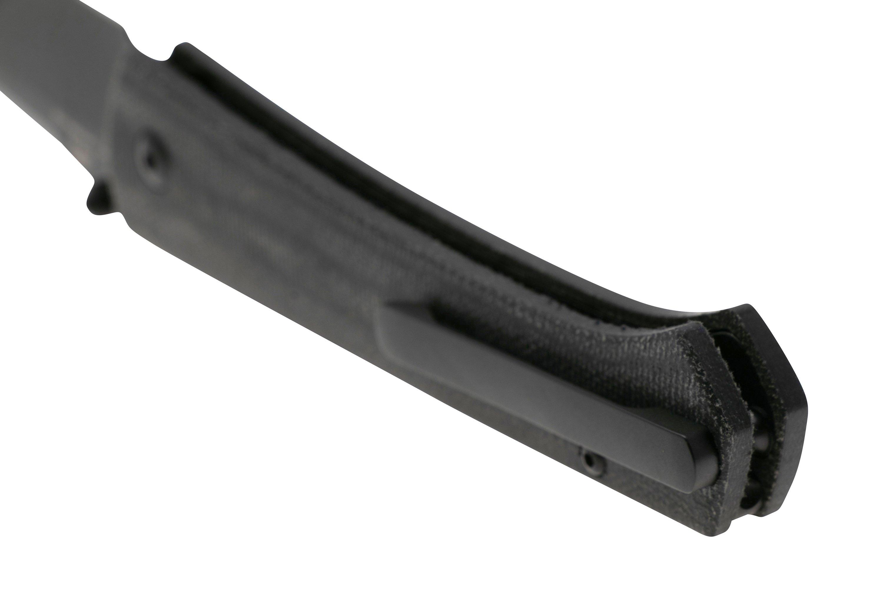 Artisan Cutlery Andromeda 1856P-MBK, PVD S35VN, Black Micarta pocket ...