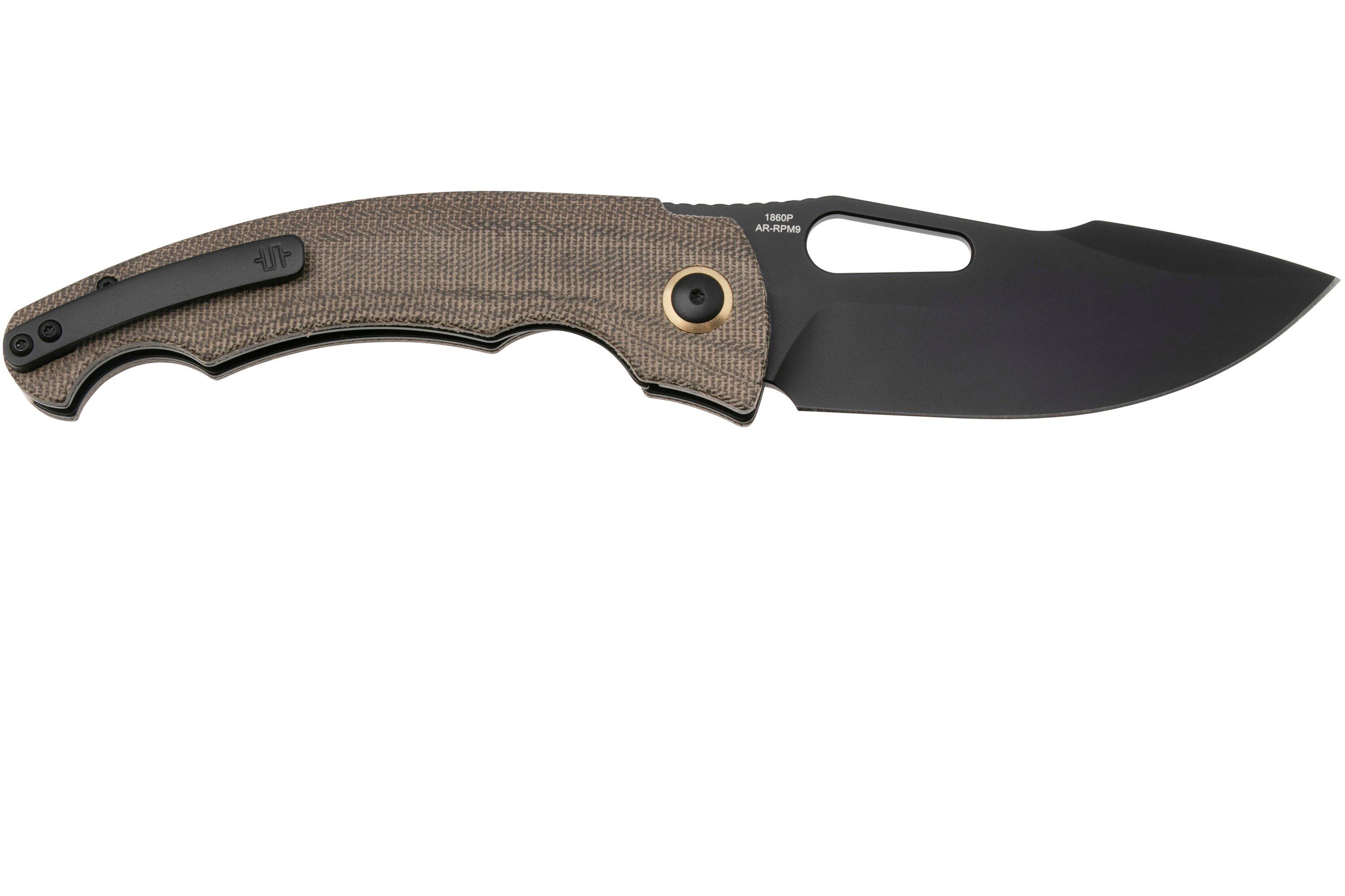 Artisan Cutlery Xcellerator 1860P-BODG, PVD AR-RPM9, OD Green Micarta ...
