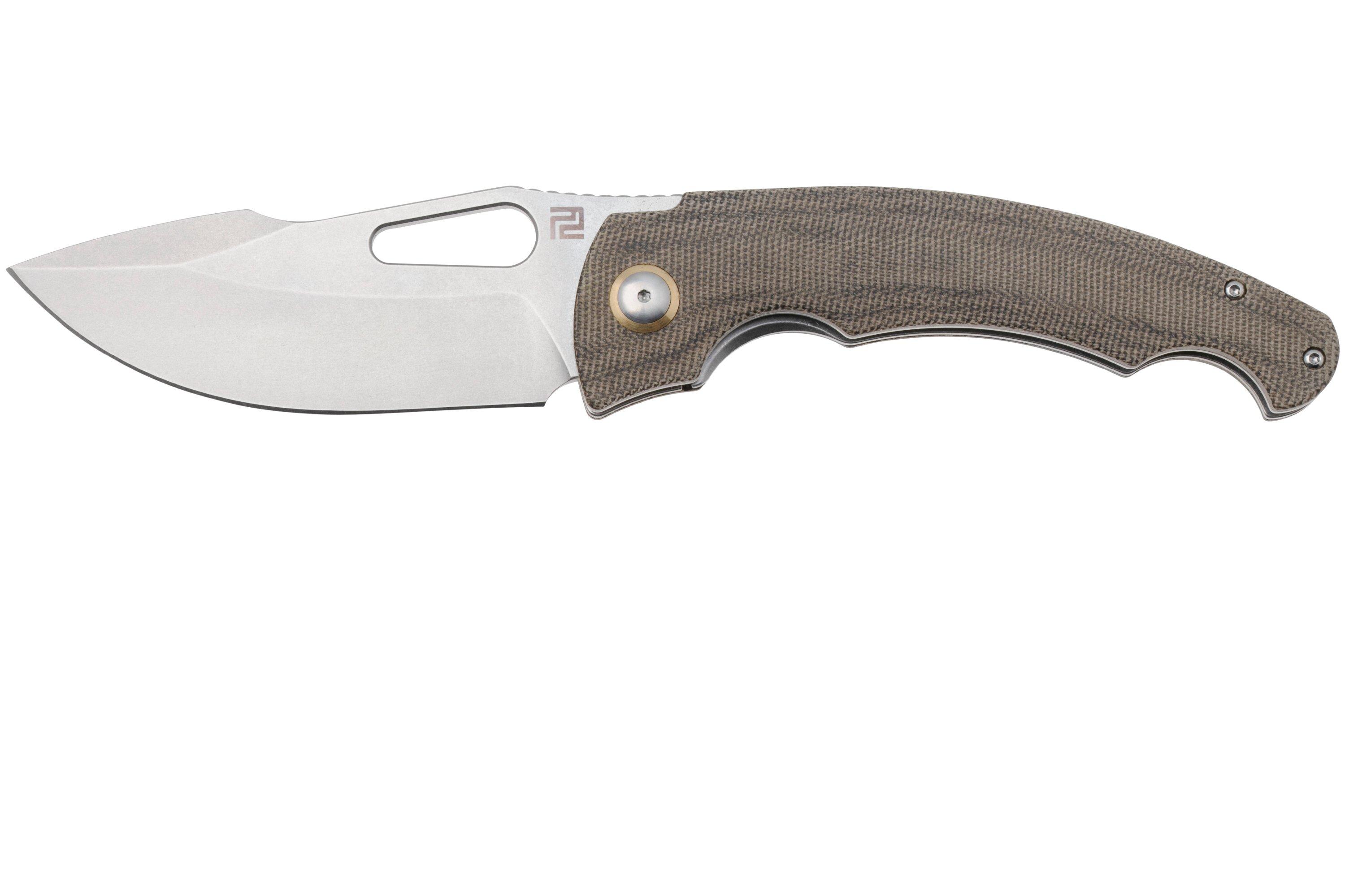 Artisan Cutlery Xcellerator 1860P-ODG, Stonewashed AR-RPM9, OD Green ...