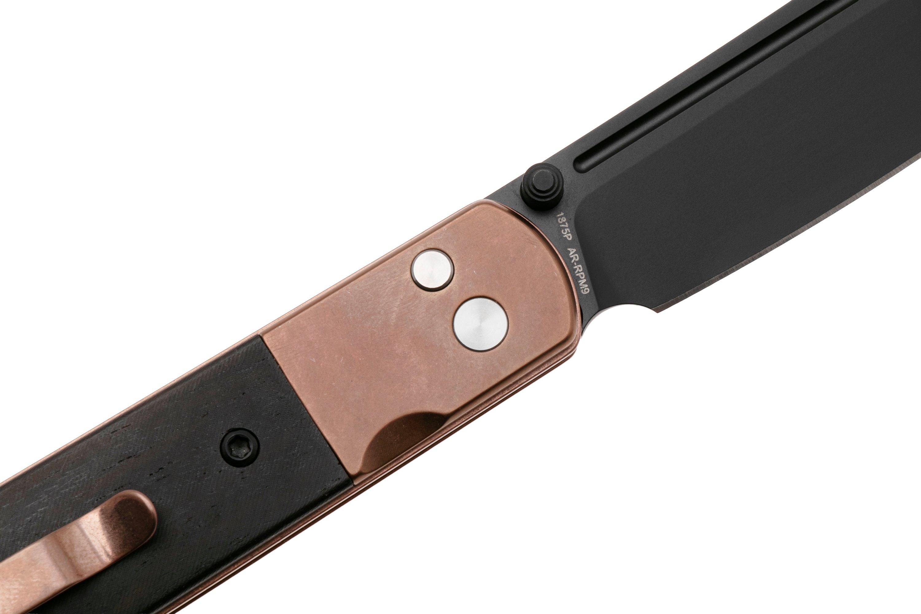 Artisan Cutlery Holm 1875P-BRG, Black PVD AR-RPM9, Black PVD Steel ...