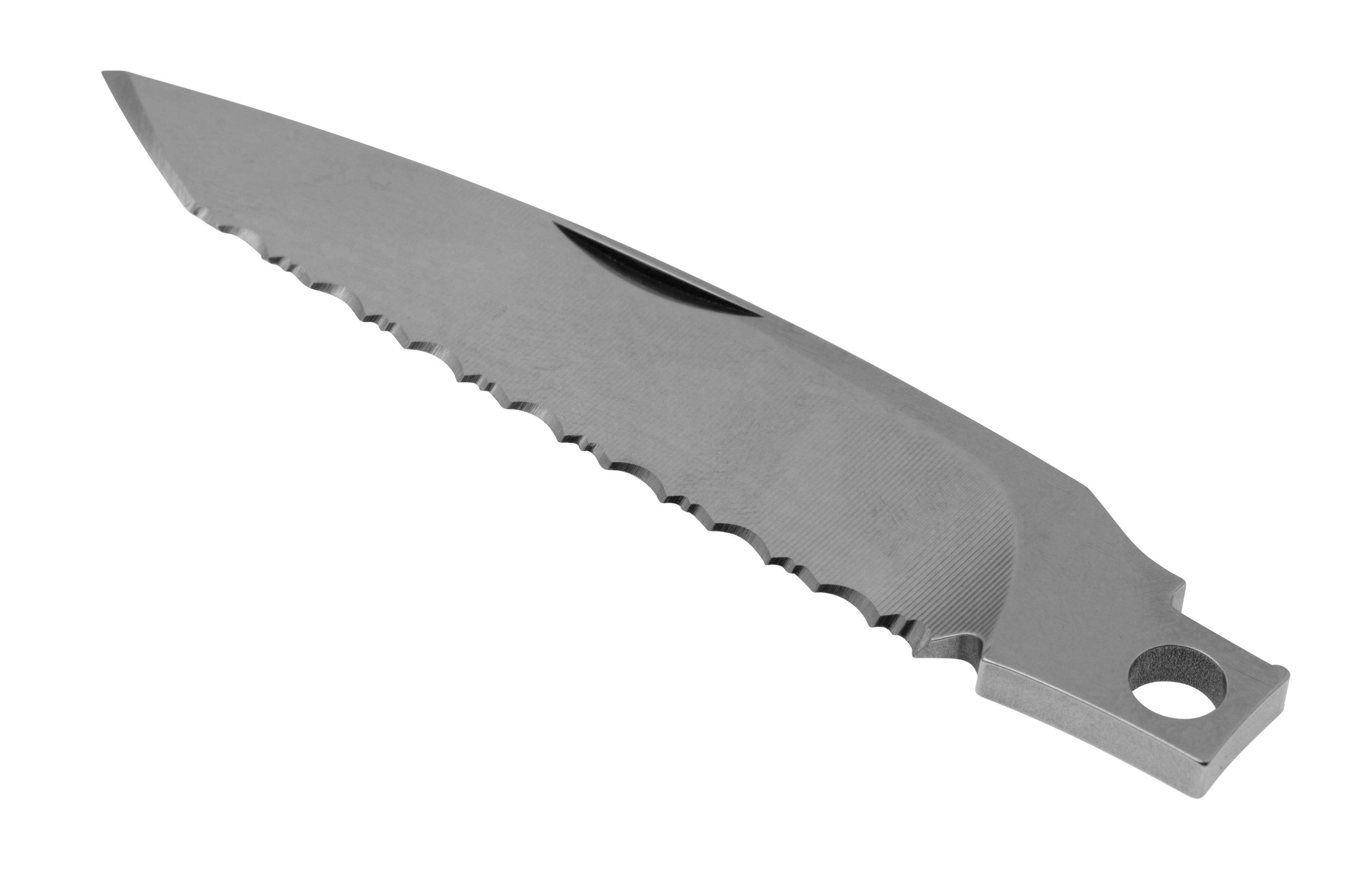 ASK American Service Knife Serrated Blade Tanto, partially serrated ...