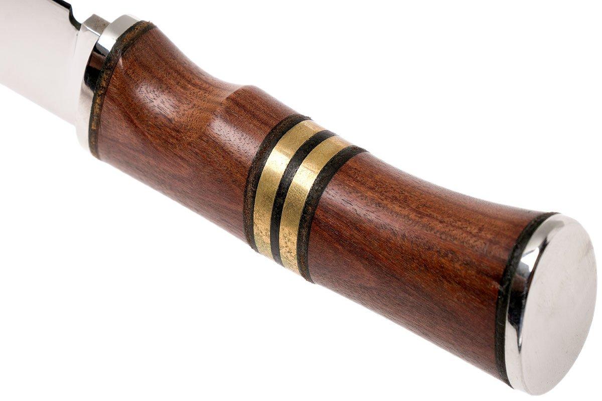 Autine Hunting Knife, Rosewood, mirror polish D2, RH sheath, hunting ...