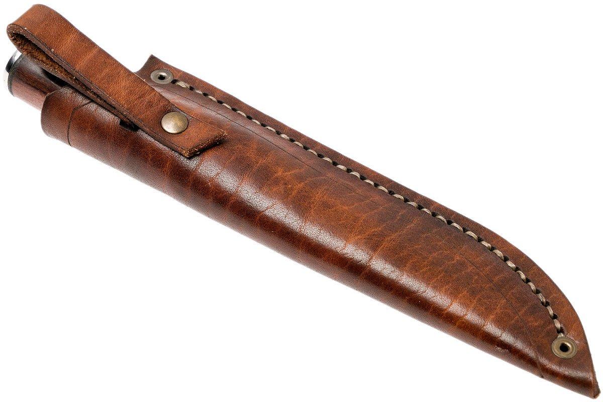 Autine Hunting Knife, Rosewood, mirror polish D2, RH sheath, hunting ...