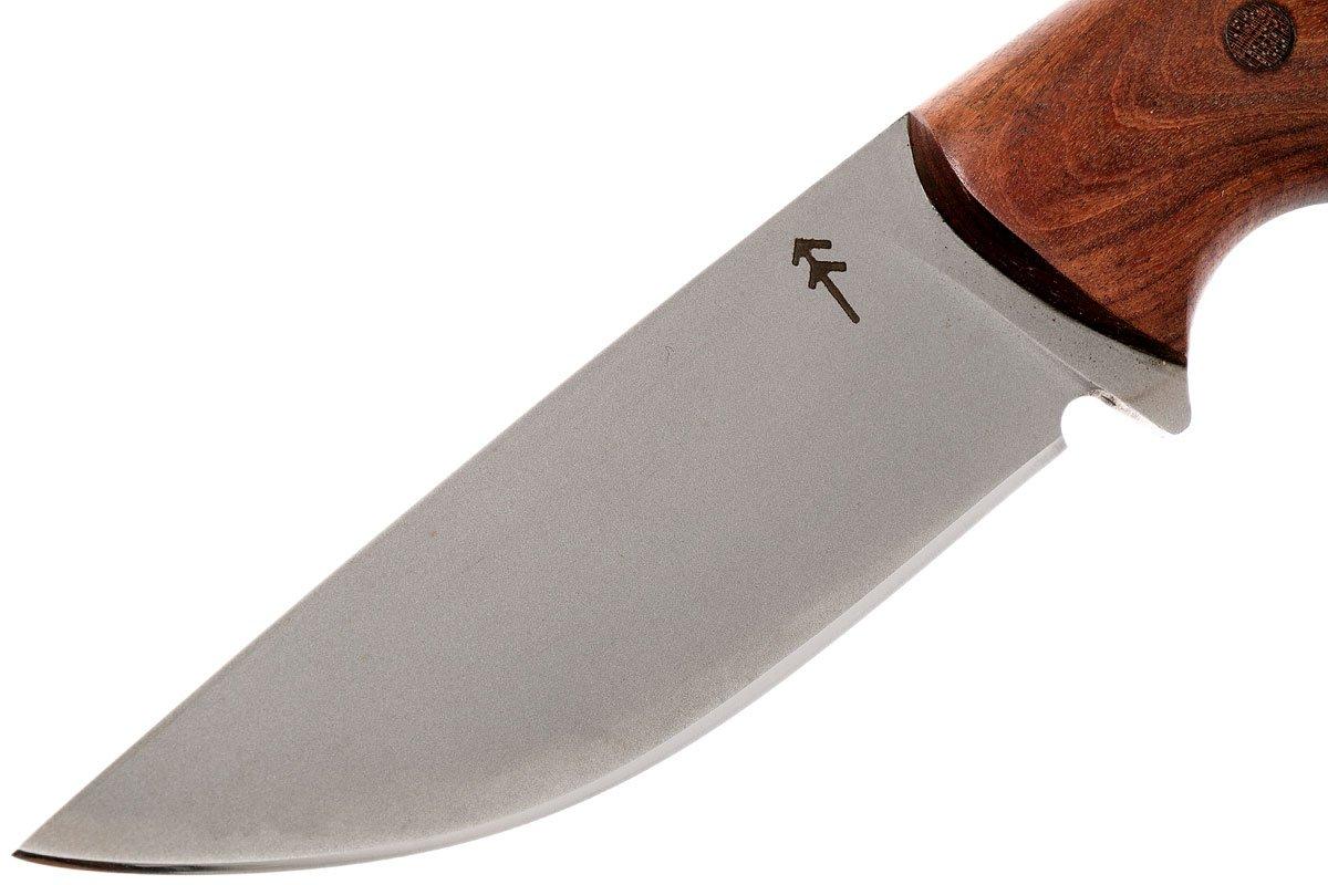 Autine Kurbads, Palisandre, Elmax, brown RH sheath, outdoor knife ...